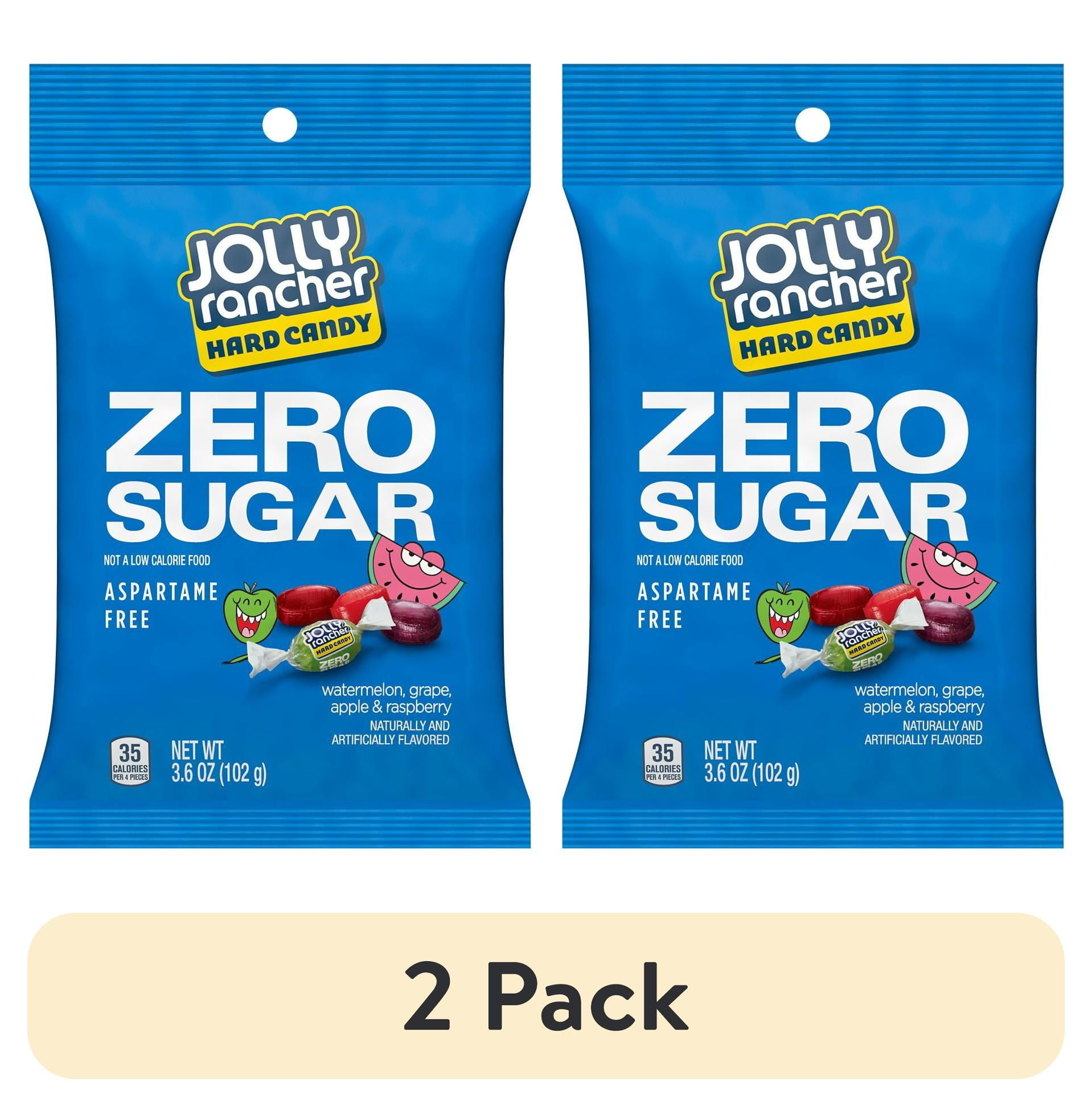 (2 pack) Jolly Rancher Zero Sugar Assorted Fruit Flavored Hard Candy ...