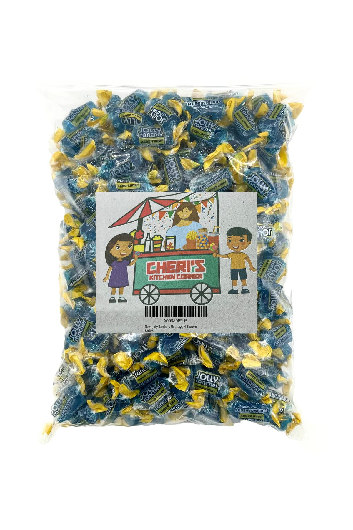 Jolly Ranchers Blue Raspberry 3lb Individually Wrapped Hard Candy to ...