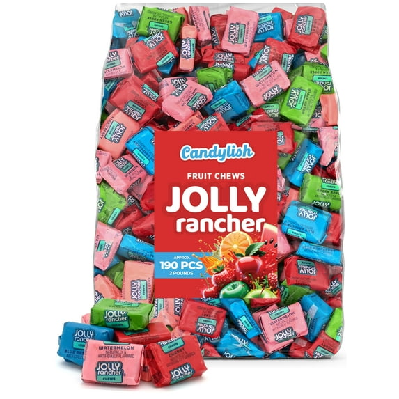 Jolly Ranchers Chews - ESF27 Premium Assorted Fruit Flavors Candy, 2 lb ...
