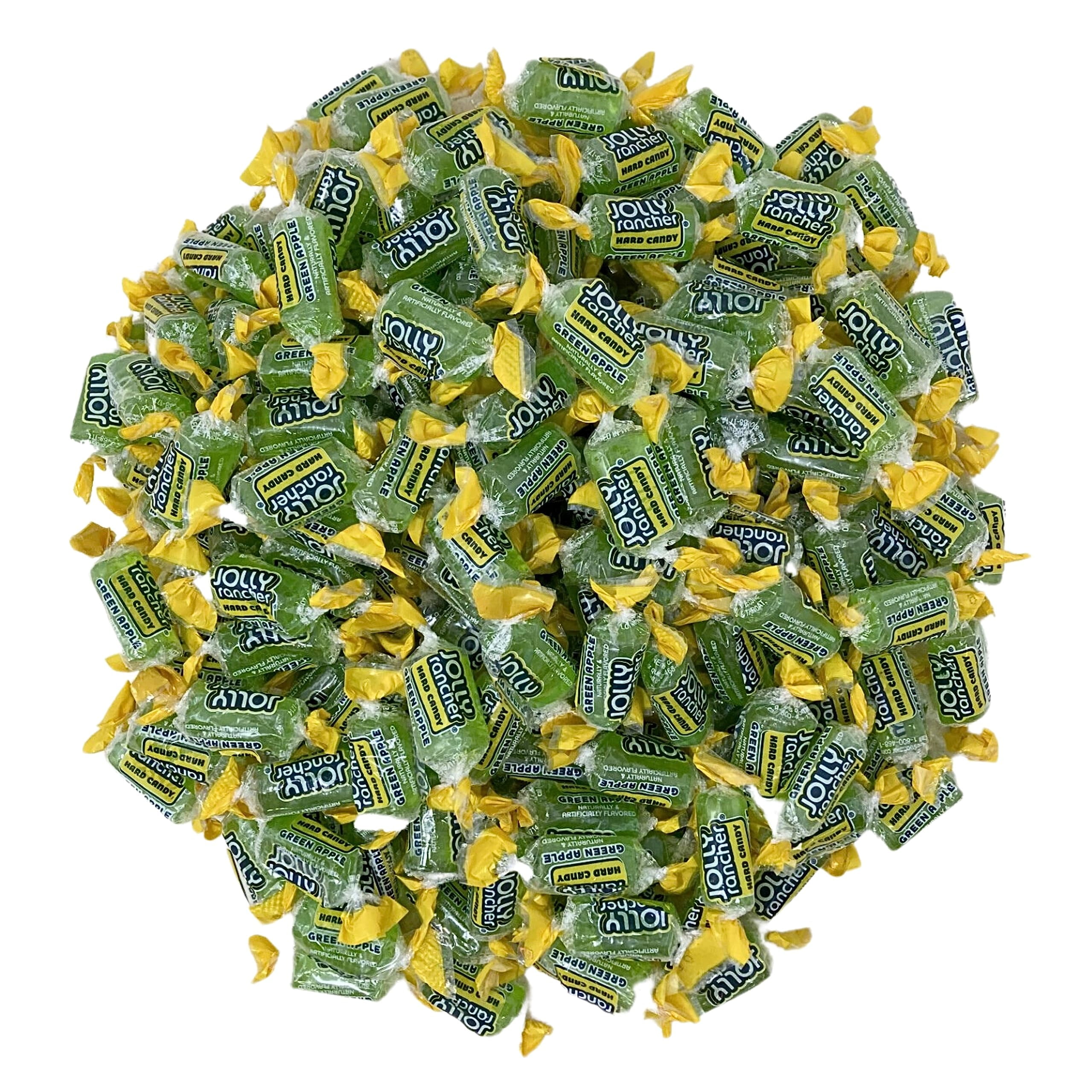 Jolly Ranchers Hard Candy 3lbs- All Green Apple Individually Wrapped ...