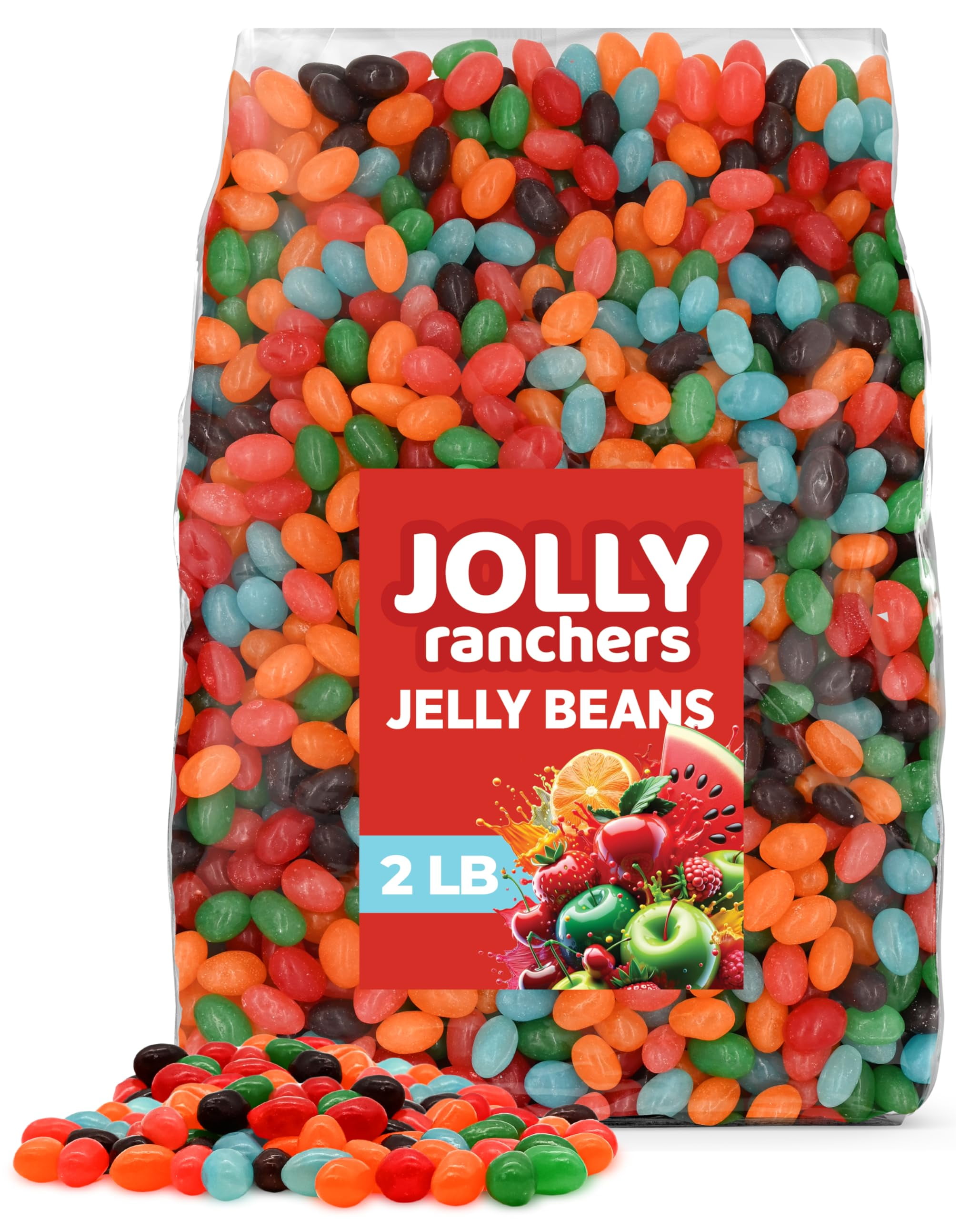 Jolly Ranchers Jelly Beans - MDA05 2 lb Bulk Bag | Assorted Flavors ...