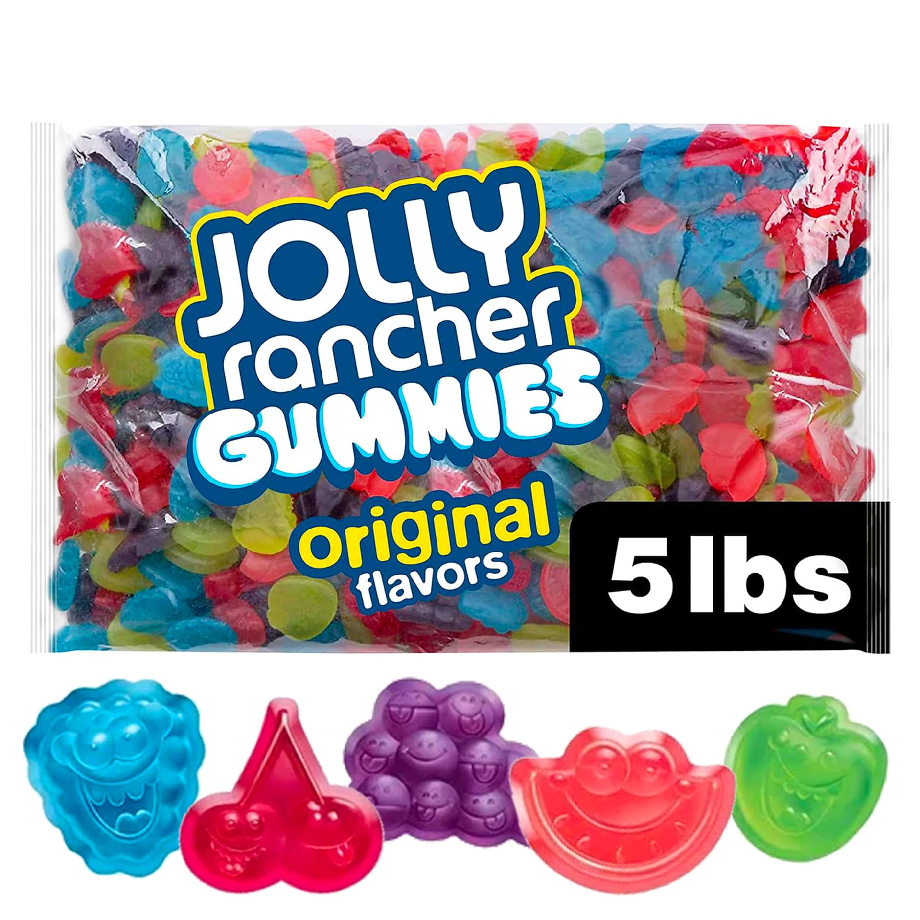 Jolly Ranchr Gummies Original MFF30 Flavors 5 Pounds - Naturally ...