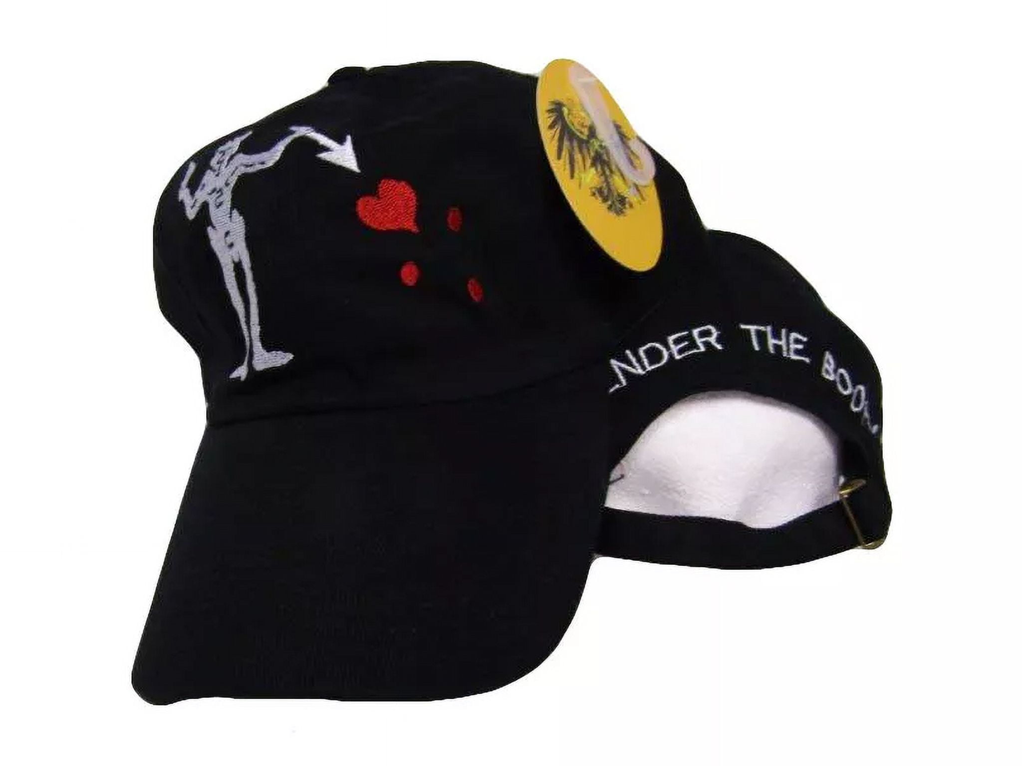 Jolly Roger Blackbeard Edward Teach Pirate Black Washed Style Hat Ball ...