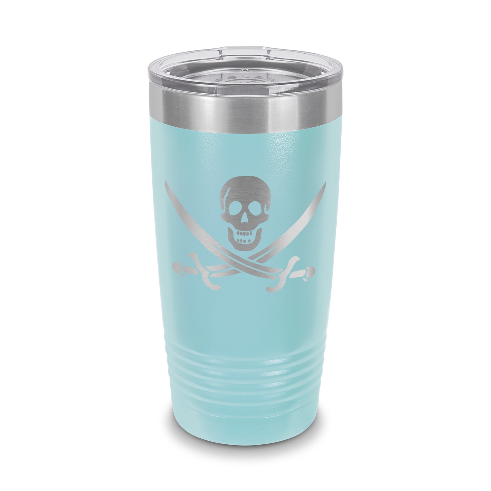Jolly Roger Calico Jack Rackham Pirate Tumbler 20 oz - Laser Engraved w ...
