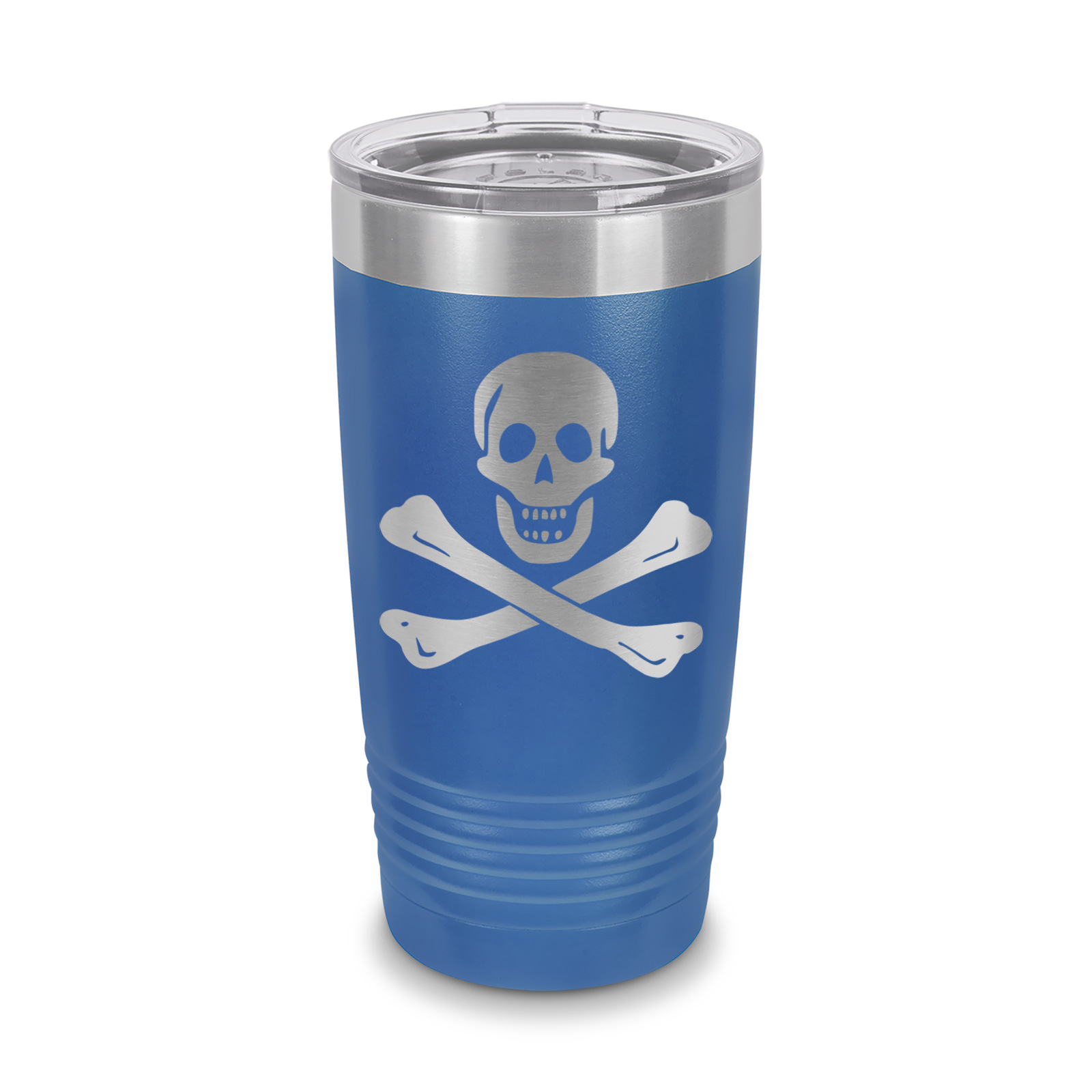 Jolly Roger Edward of England Pirate Tumbler 20 oz - Laser Engraved w ...