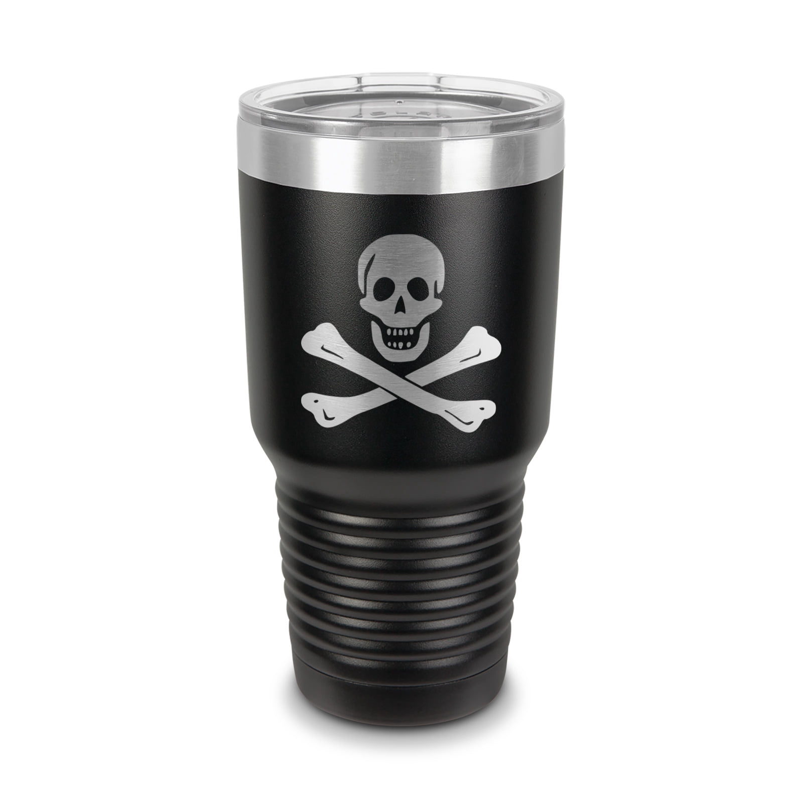 Jolly Roger Edward of England Pirate Tumbler 30 oz - Laser Engraved w ...