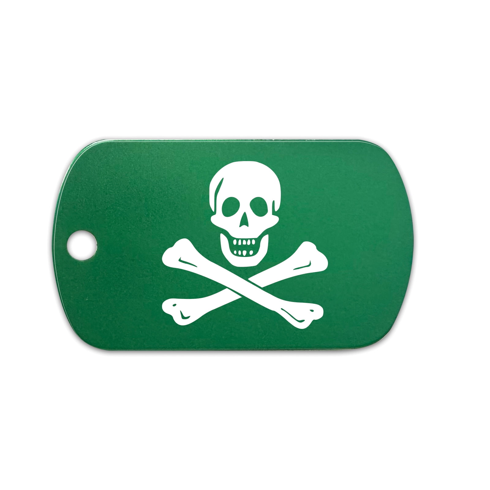 Jolly Roger Edward Of England Pirate GI Dog Tag Aluminum Keychain ...