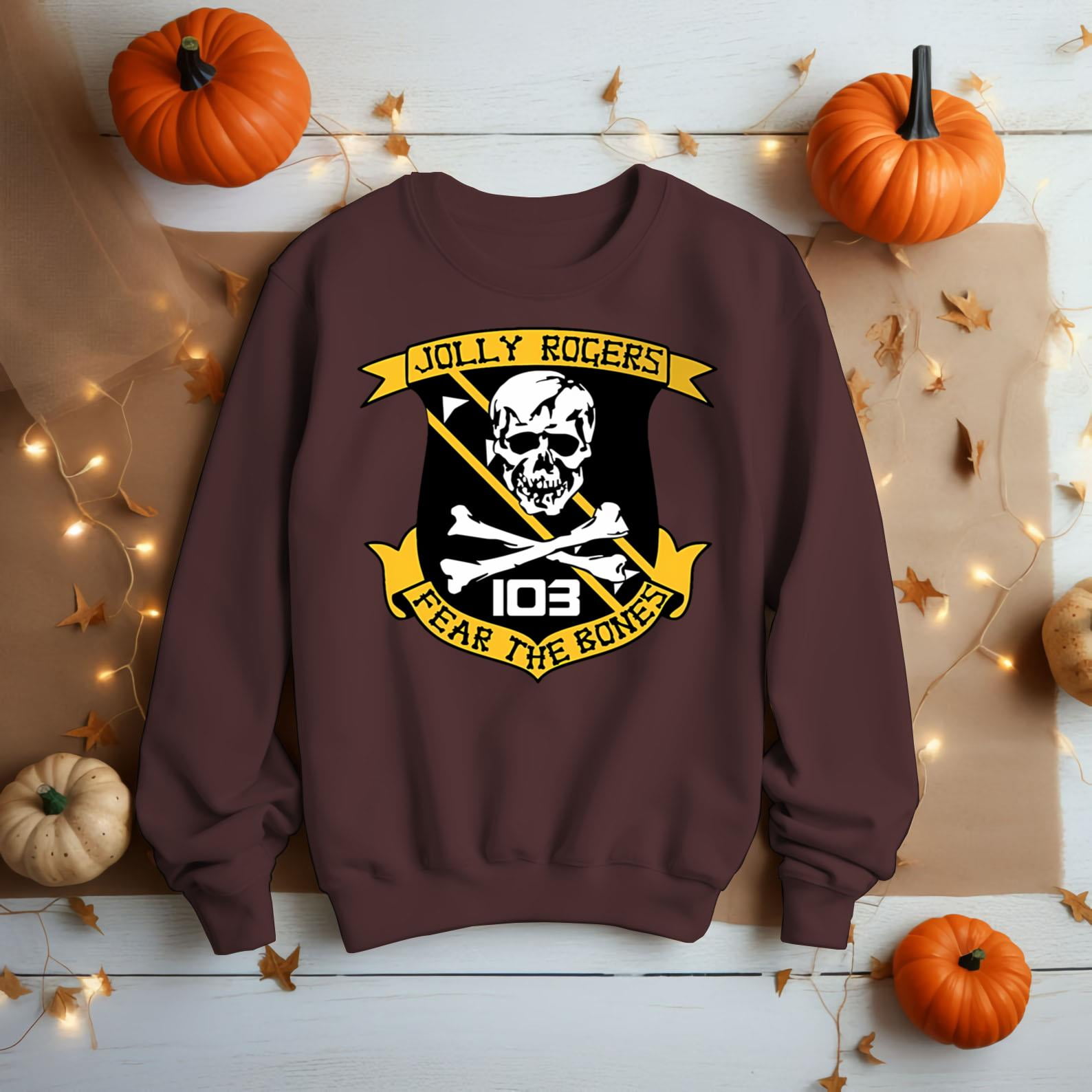 Jolly Rogers VF-103 Fear The Bones Shirt-TH27027 - Walmart.com