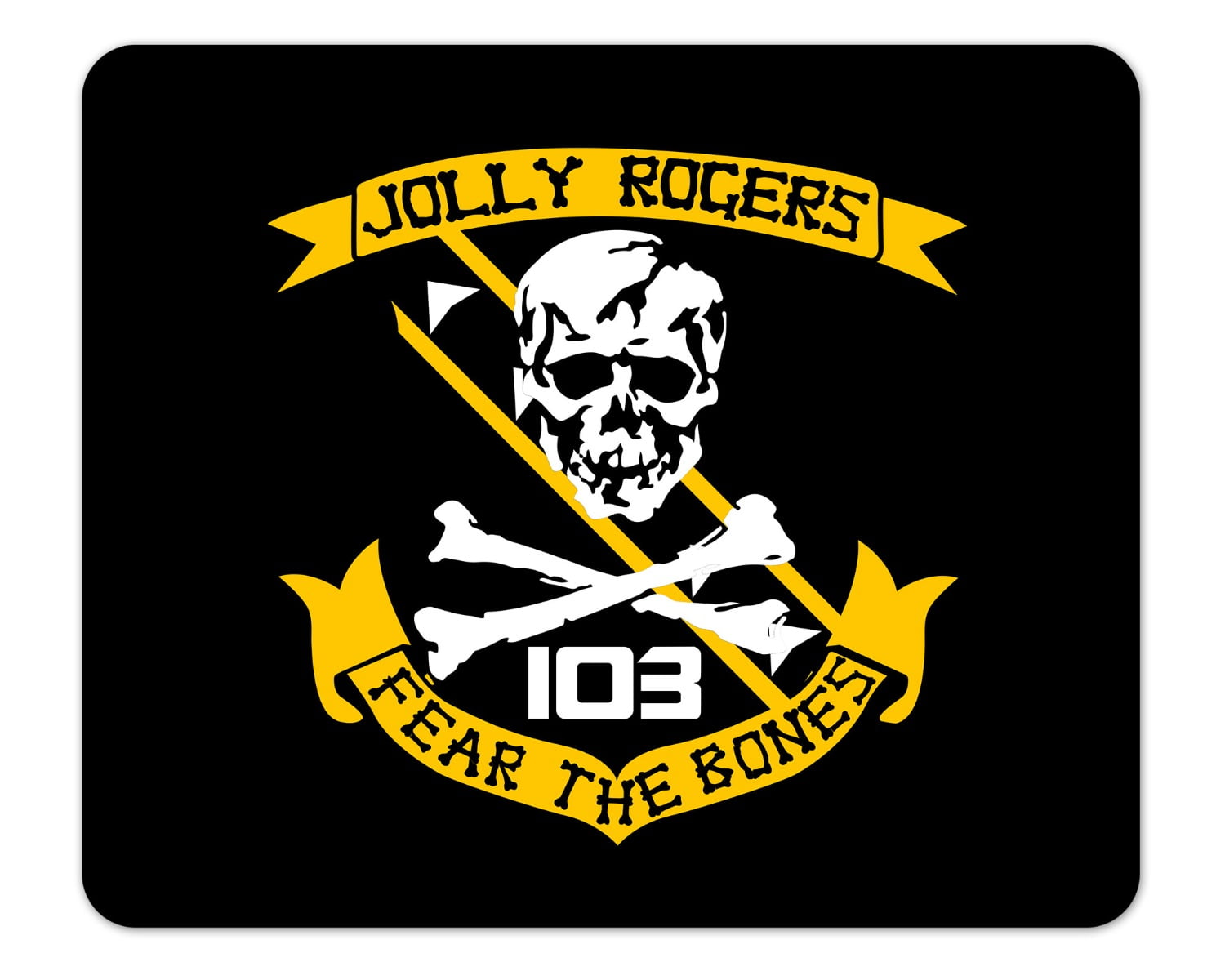 Jolly Rogers VFA-103 Fear The Bones Mouse Pad 1/4 Thick - Walmart.com
