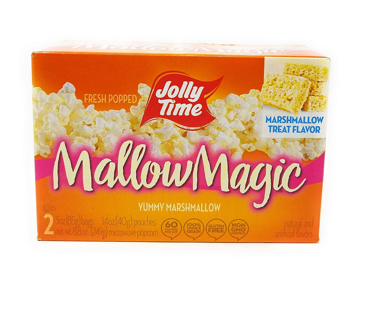 Jolly Time Mallow Magic Marshmallow Flavor Microwave Popcorn, 2-Count ...