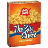 Jolly Time The Big Cheez Cheddar Microwave Popcorn Bags, 6 Count, 3 oz ...