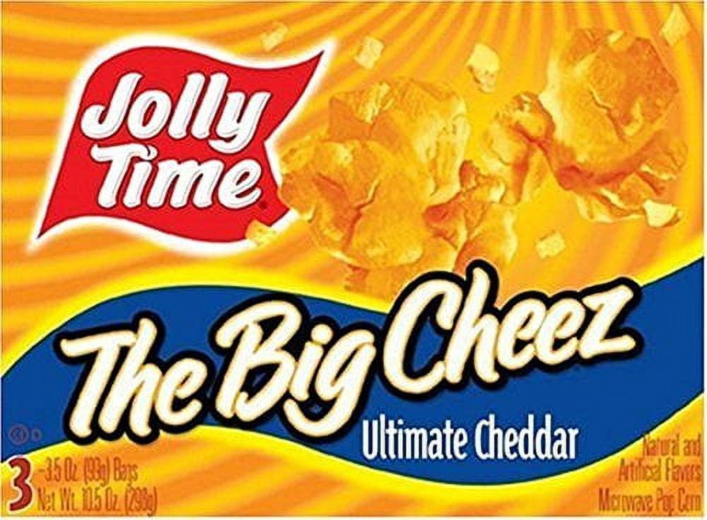 Jolly Time The Big Cheez Microwave Popcorn (Pack of 8) - Walmart.com