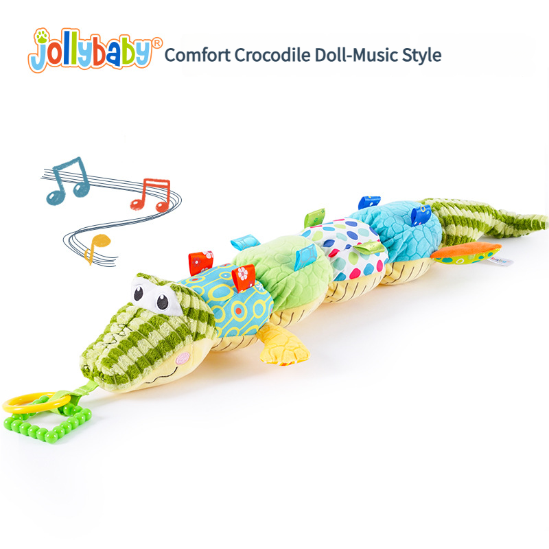"Jollybaby Baby Soothing Toy with Height Ruler, Soft Plush Animal ...