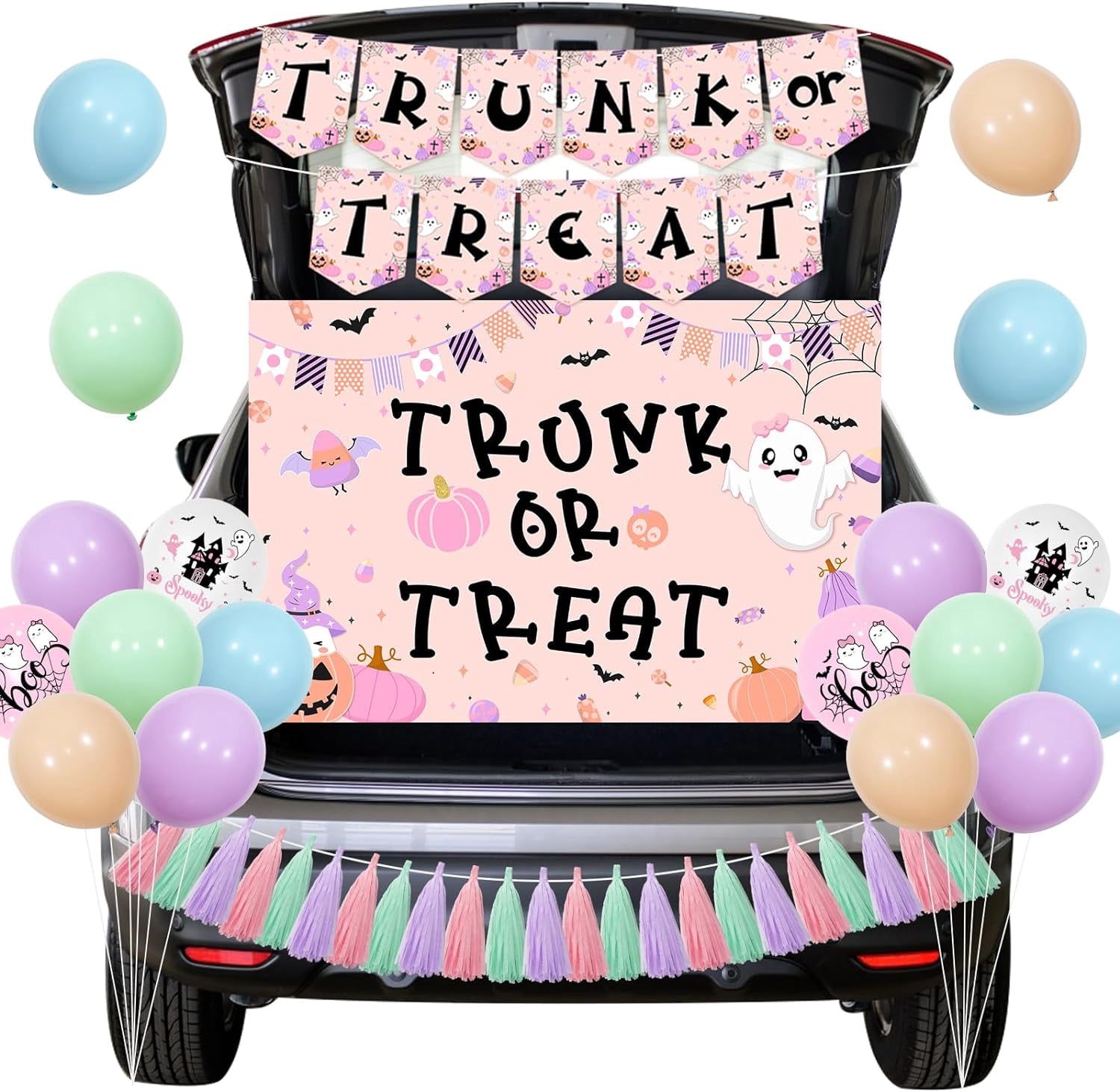 Jollyboom Halloween Trick Or Treat Party Decoration, Trunk Or Treat ...