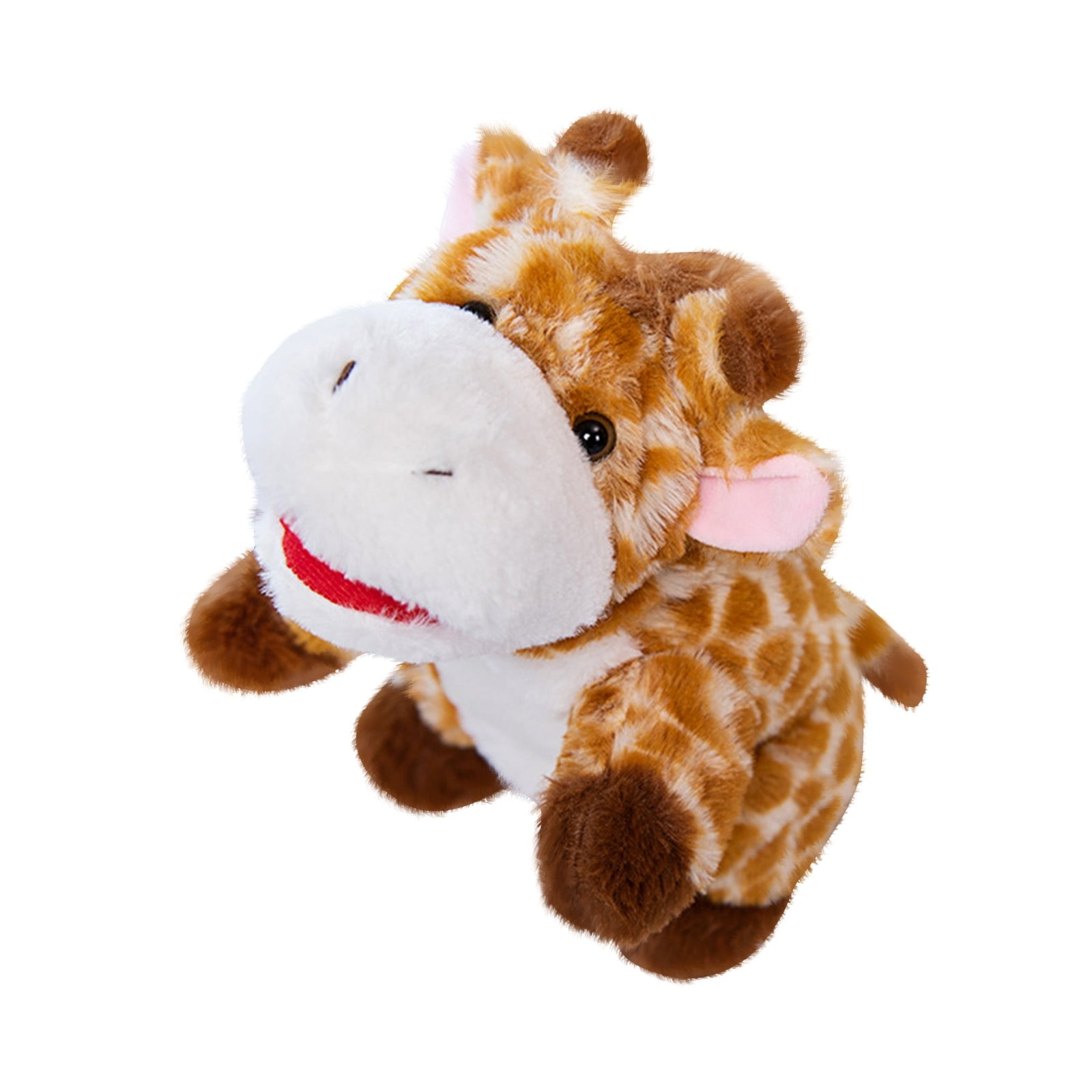 Jollyzo 10" Animal Hand Puppet Plush Toy – Interactive & Soft Simulated ...