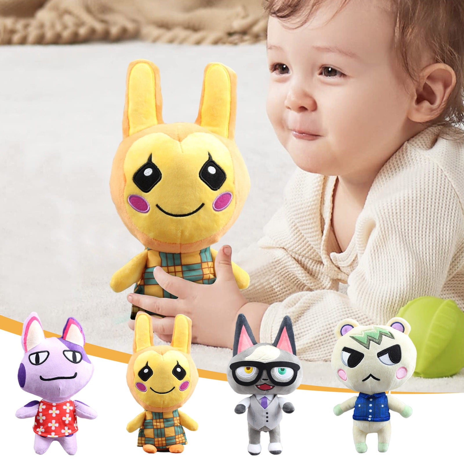 Jollyzo 11 inch Animal Crossing New Leaf Raymond Stuffed Plush Toys ...