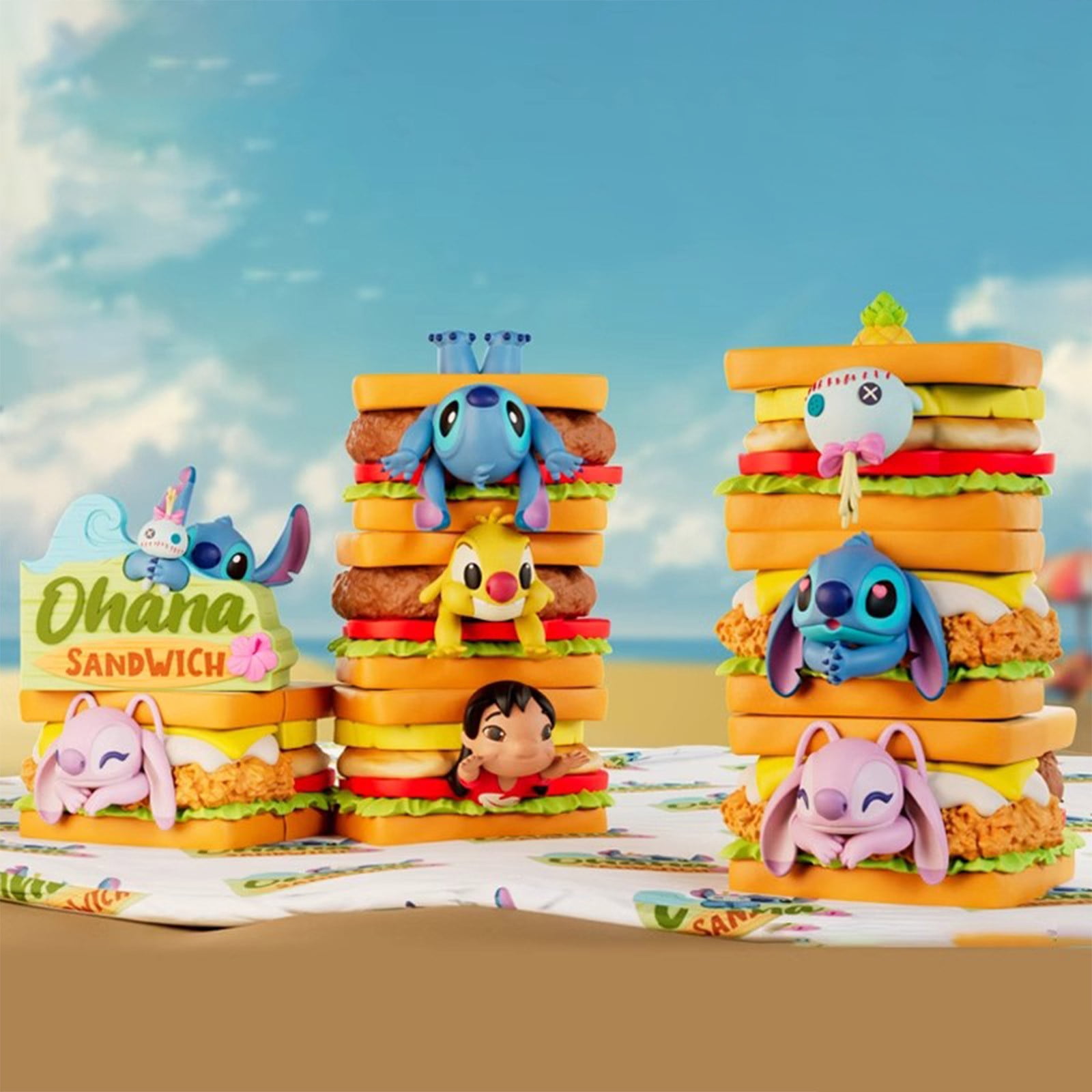 Jollyzo 6Pcs Lilo & Stitch Collectible Stitch Figure Set, Stitch ...