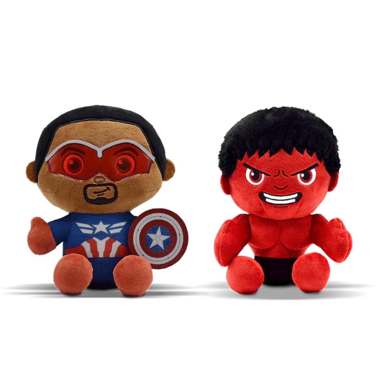 Jollyzo 7.9 inch Captain Amercia 4 - Red Hulk Plush Toys, Soft Huggable ...
