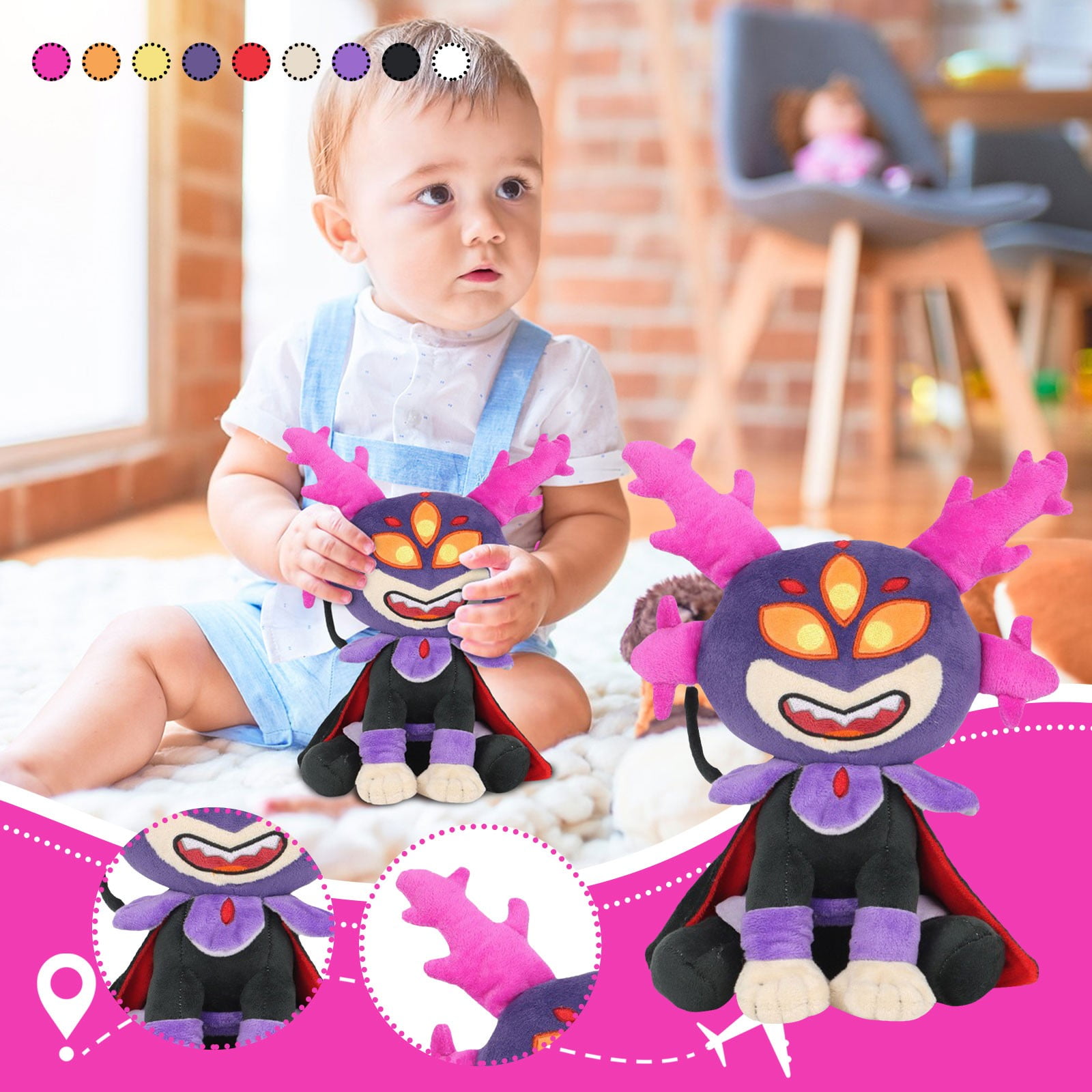 Jollyzo 9.8 inch Amphibia Plush Toys, Soft Huggable Stuffed Animal Cute ...