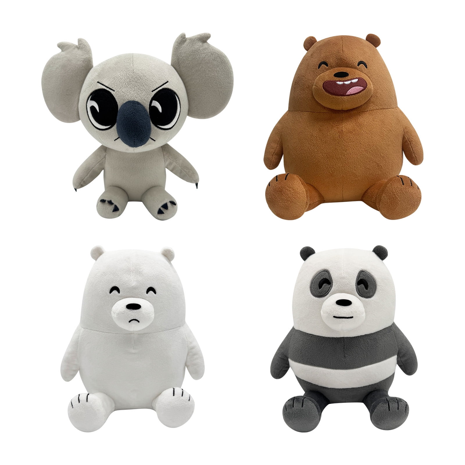 Jollyzo 9.8 inch We Bare Bears - Ice Bear Stuffed Plush Toys, Soft ...