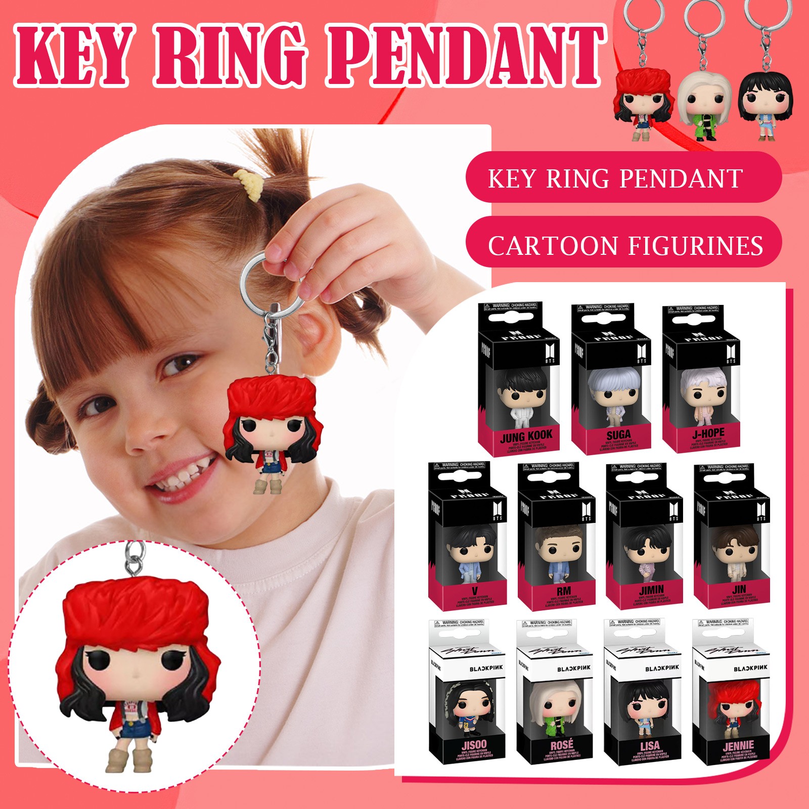 Jollyzo BTS Novelty Figure - Collectable Mini Figure - Stocking Filler ...