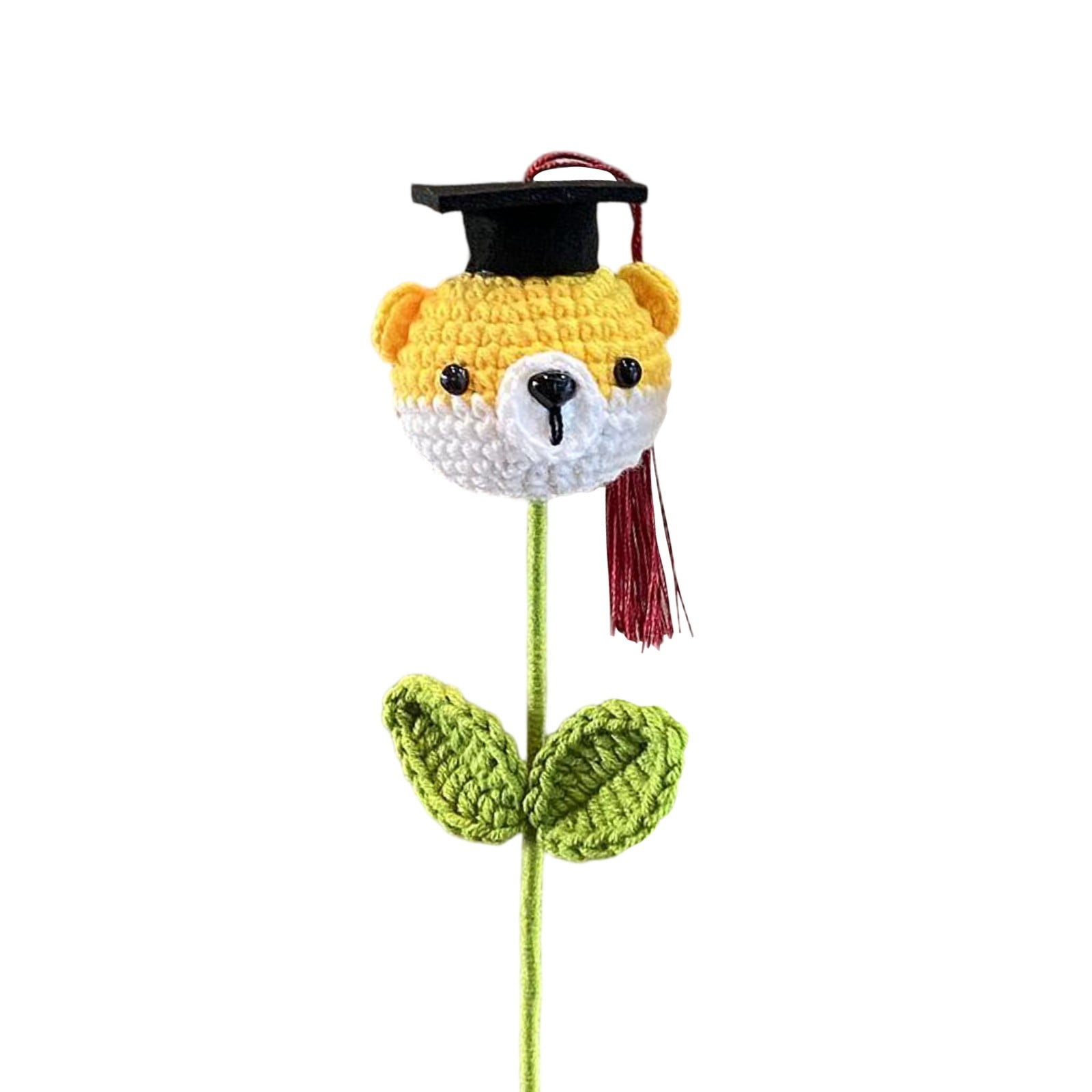 Jollyzo Crochet Graduation Theme Bouquet Picks Knitted Artificial ...