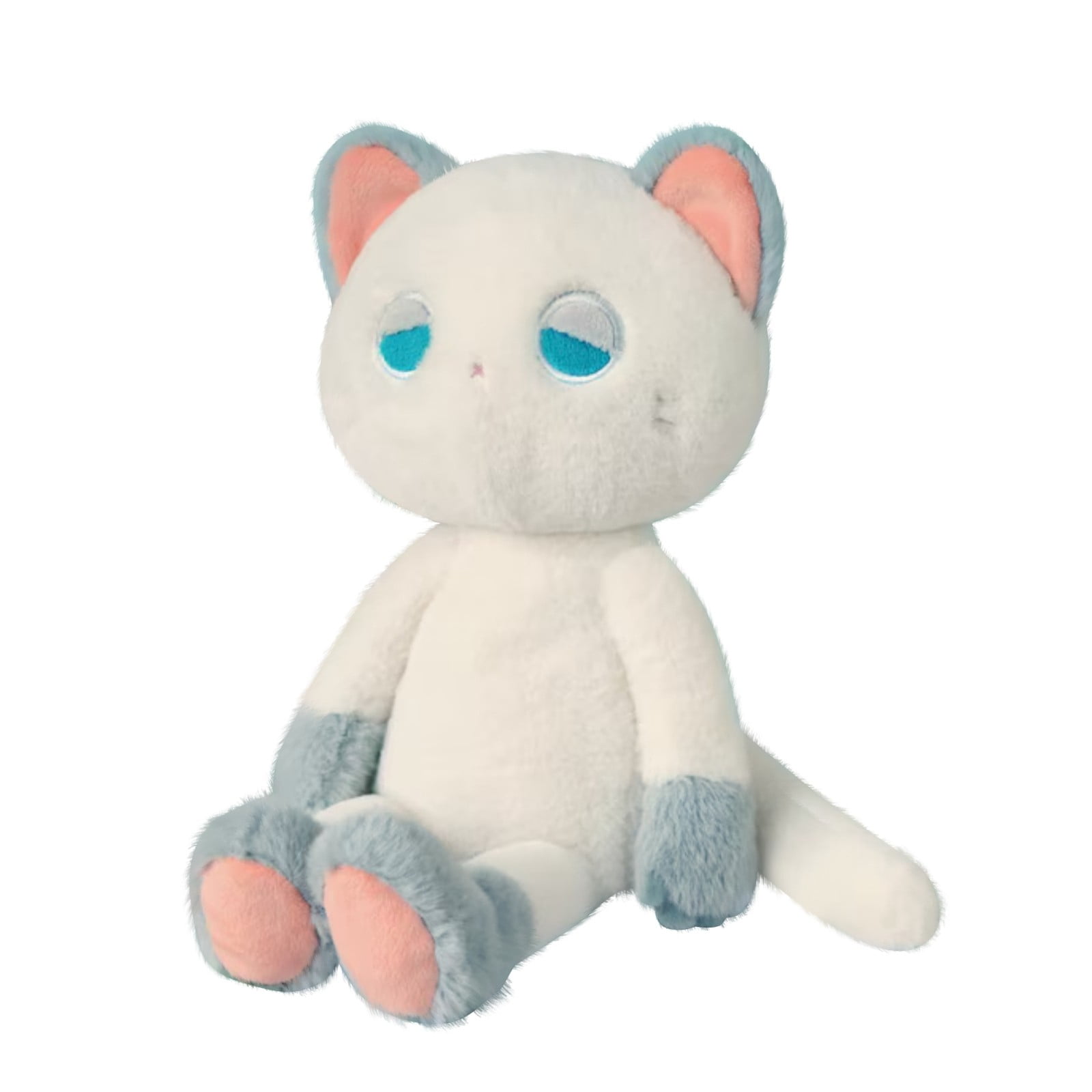 Jollyzo Doozie Drowsy POMPON the Cat Stuffed Animals, 15.7 inch Cute ...