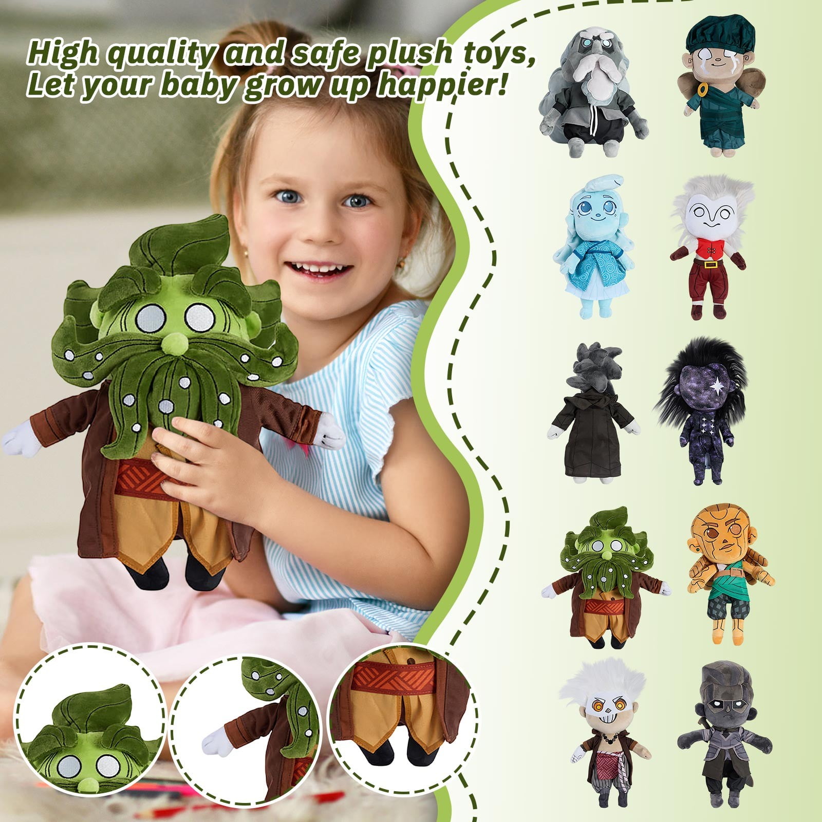 Jollyzo Dustbringer Ashspren Stuffed Animals, 9.8 inches - Soft ...