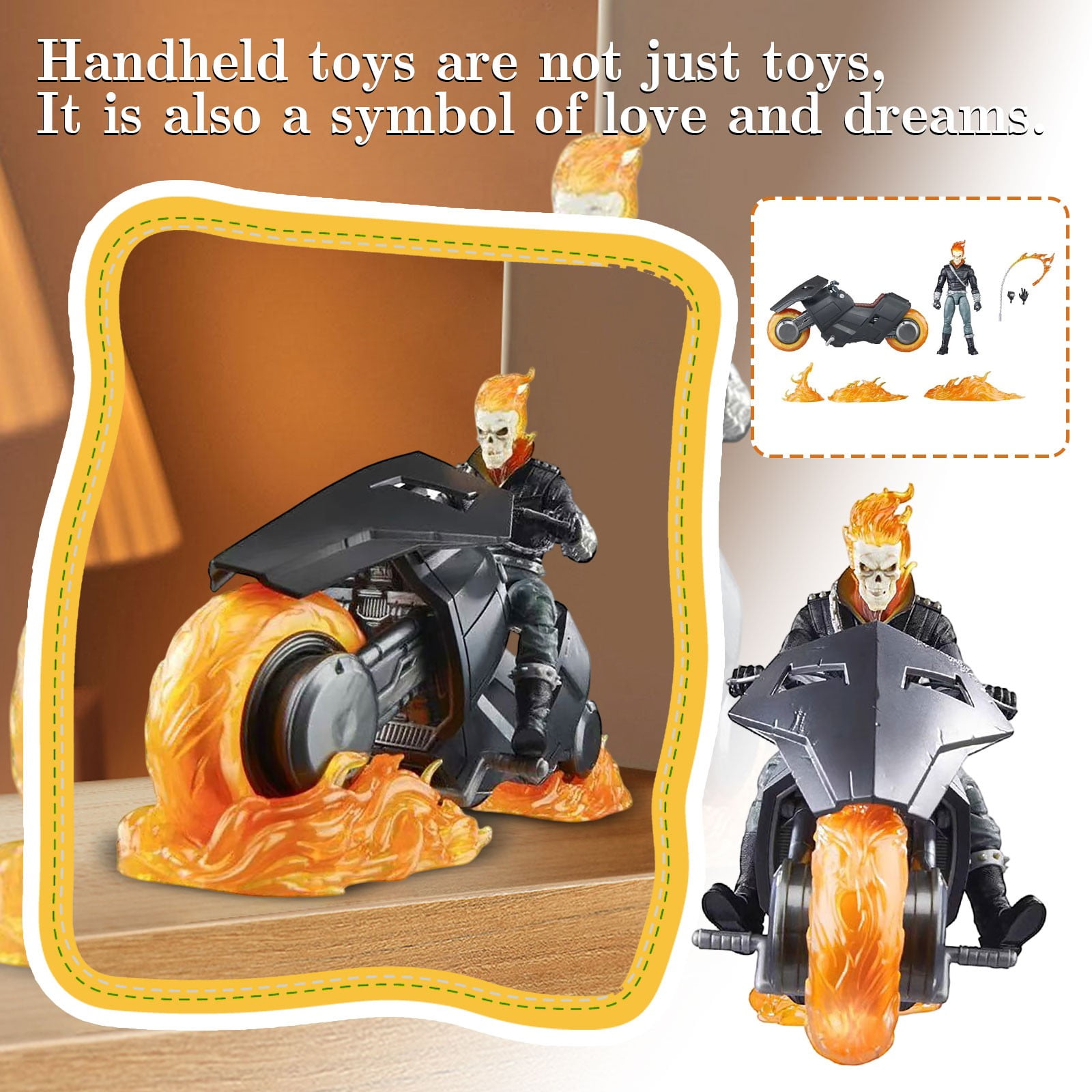 Jollyzo Ghost Rider (Danny Ketch) Action Figure - 85th Anniversary ...