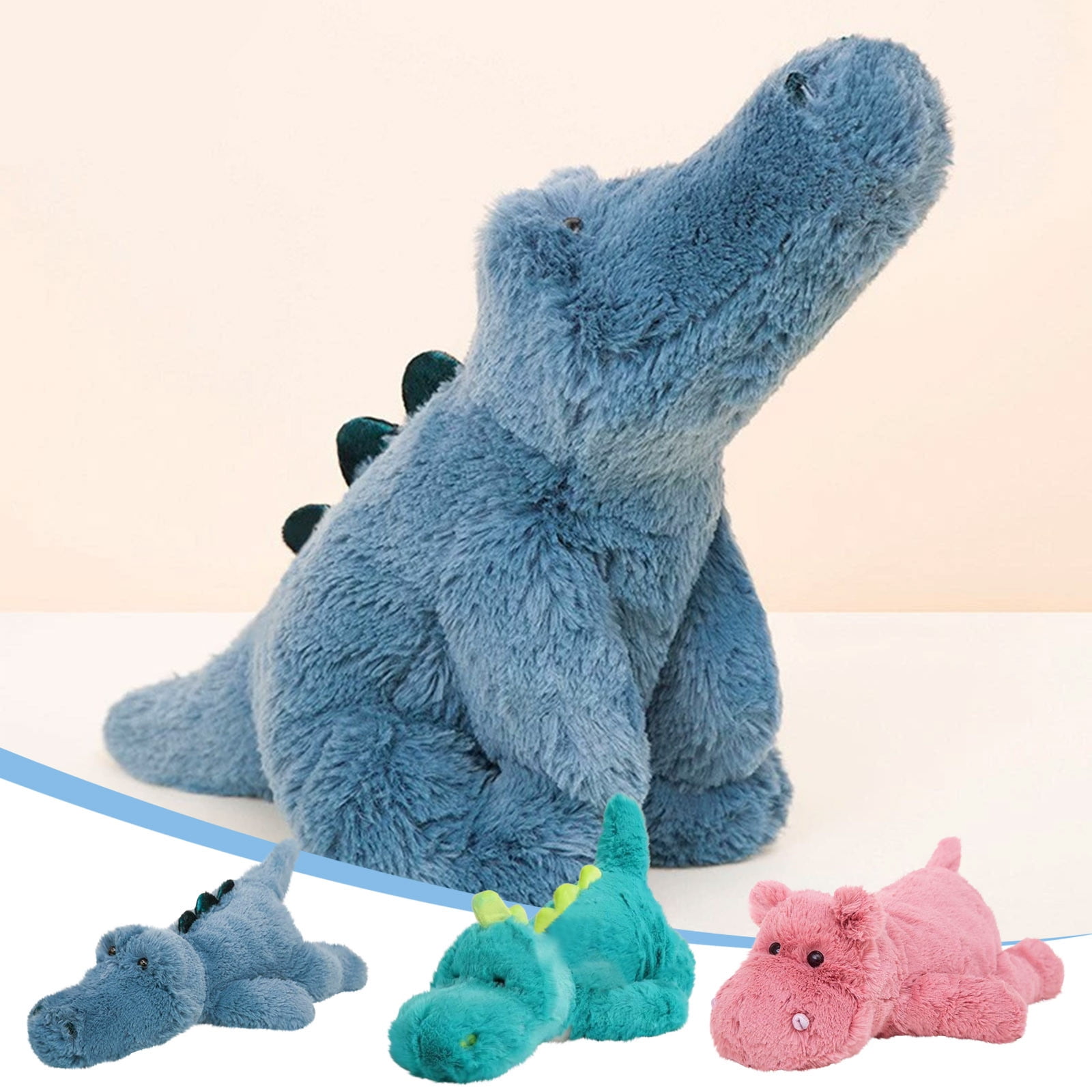 Jollyzo Hippo Stuffed Animal, Soft Huggable Stuffed Animal Cute Plush ...