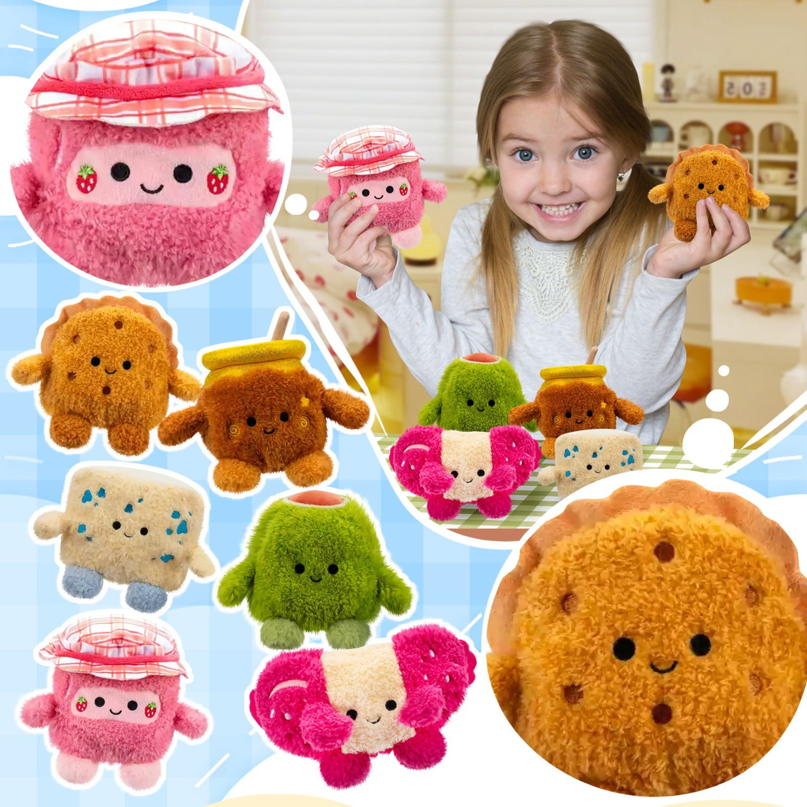 Jollyzo Vivacious Teatime Stuffed Toys | Collectible Teatime Plushies ...