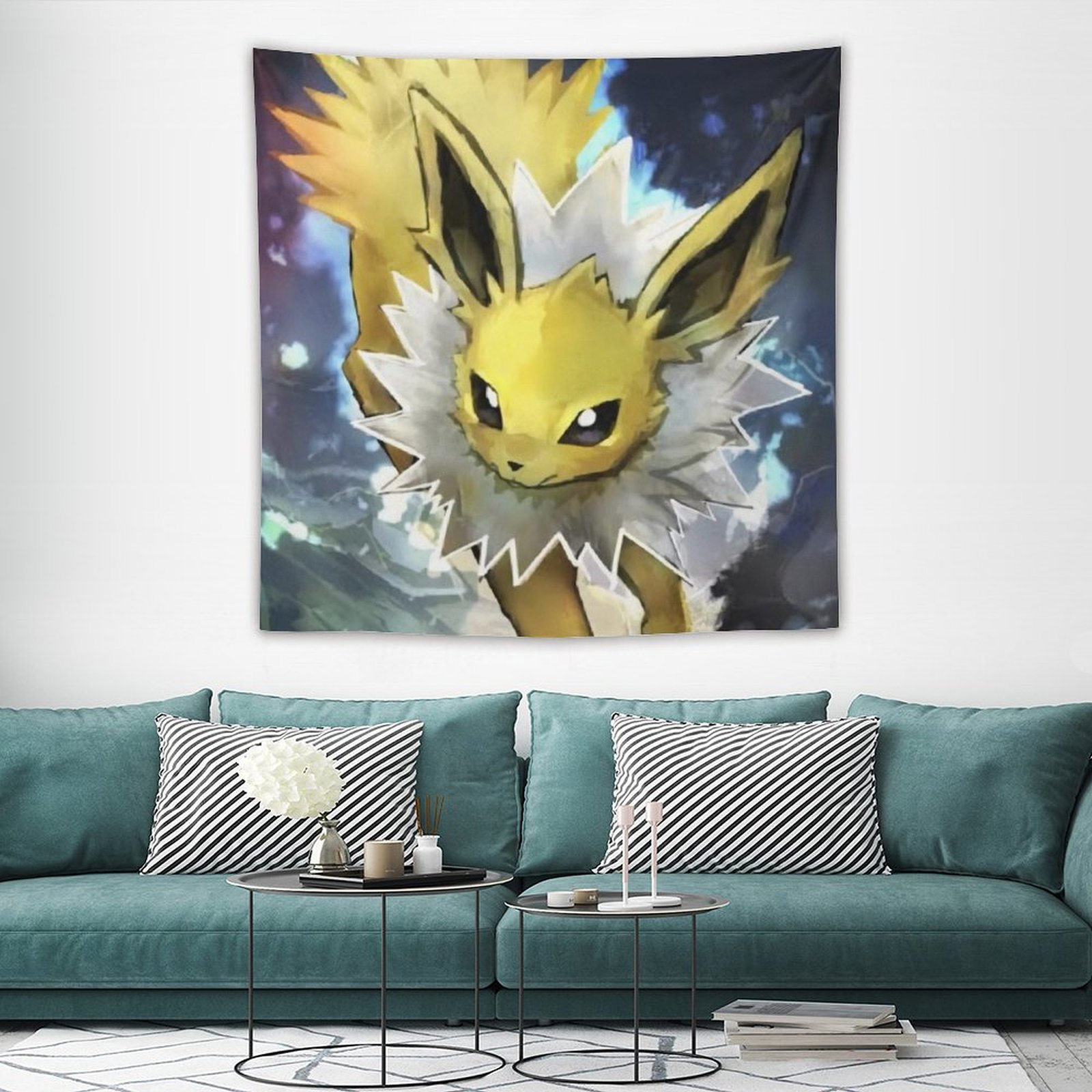 Jolteon Tapestry,Jolteon Wall Tapestry,Tapestry for bedroom,Tapestry ...