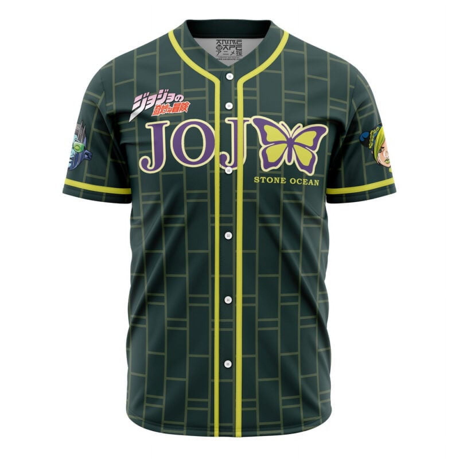 Jolyne Cujoh Stone Ocean Jojo’s Bizarre Adventure Baseball Jersey ...