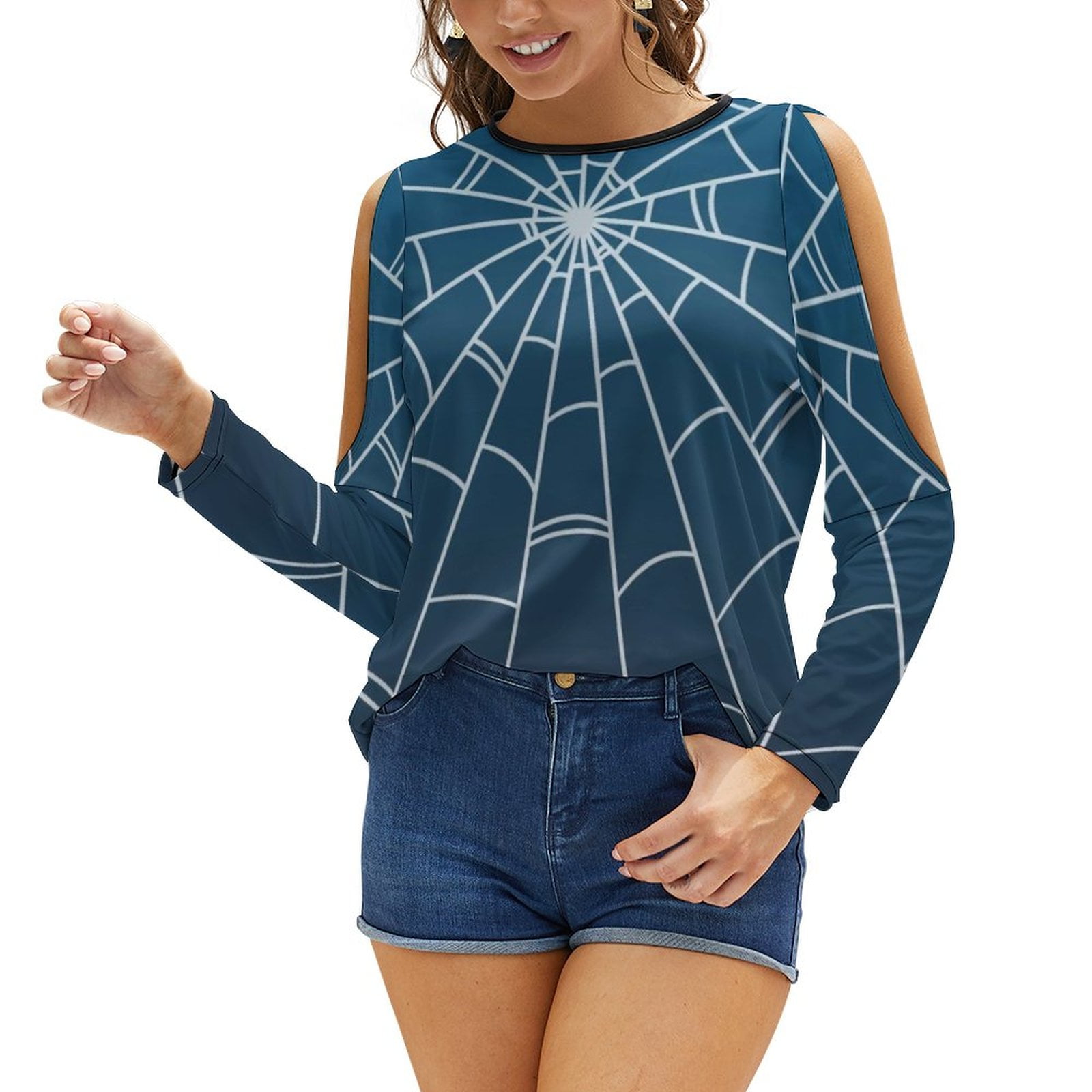 Jolyne Kujo ( Blue ) Sexy And Club Fashion Female T-Shirt Short Sleeve ...