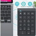 Jomaa Bluetooth Numeric Keypad, One-Handed Keyboards, Black, New, 1 ...