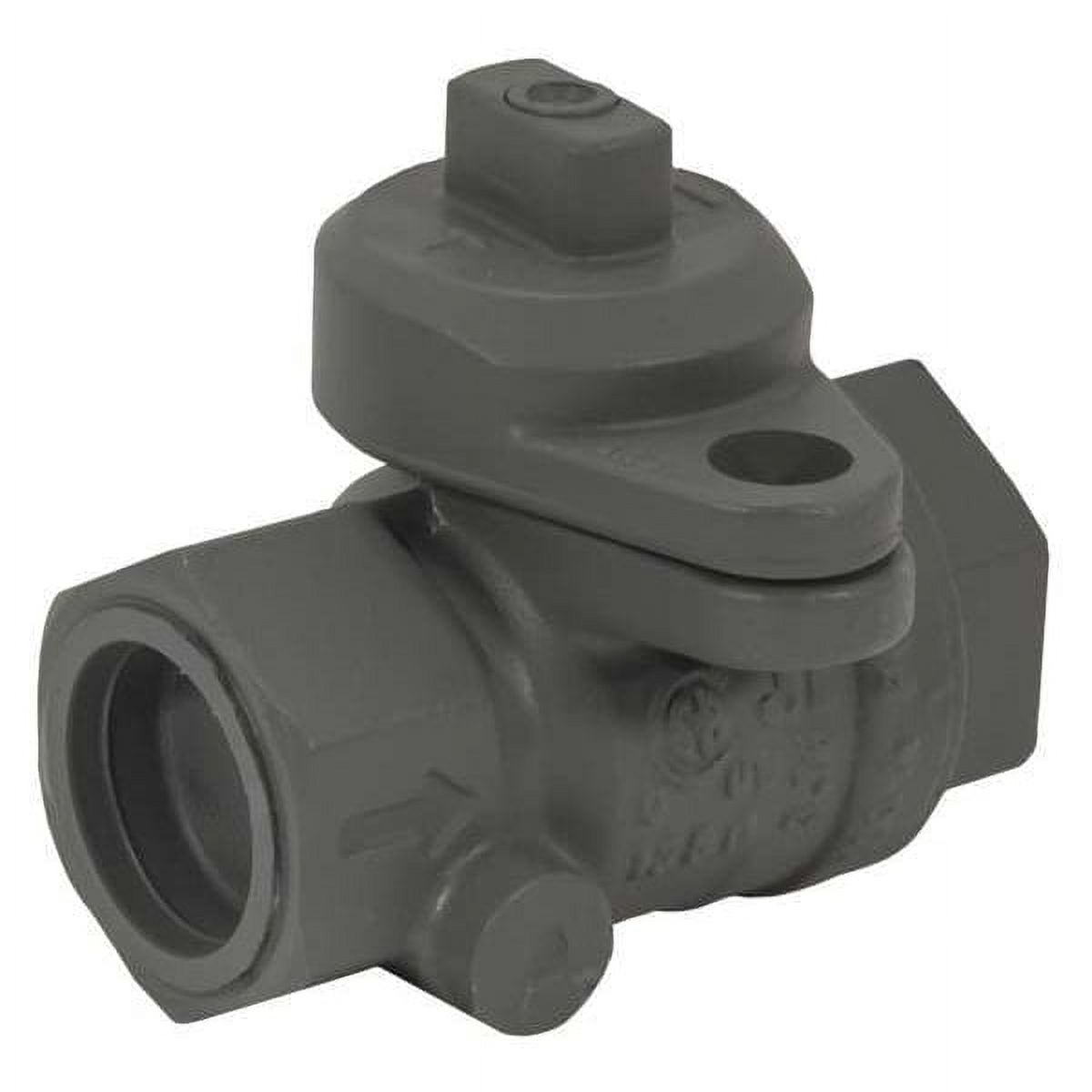 Jomar Valve 1" FNPT Brass Gas Ball Valve Inline 240-005P - Walmart.com