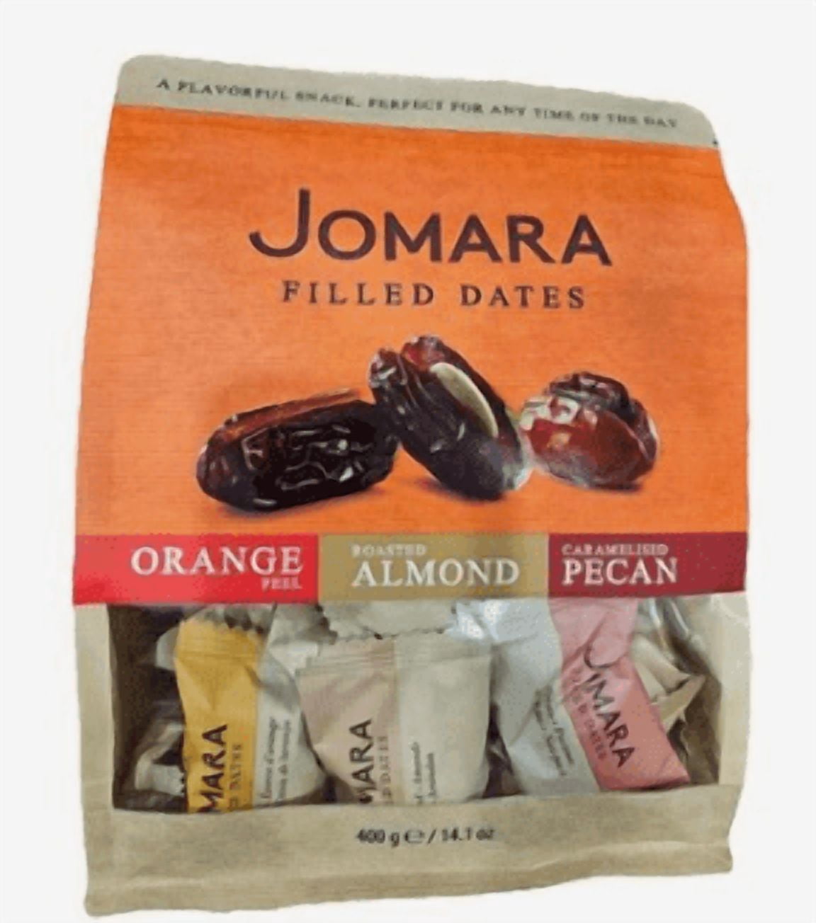 Jomara Dates Filled Mix 3 Flavors (w/ Almond, w/ Pecan, w/ Orange Peel ...