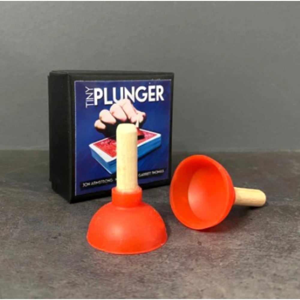 Jon Armstrong Tiny Plunger (Gimmicks) Card Magic Tricks Stage Comedy ...