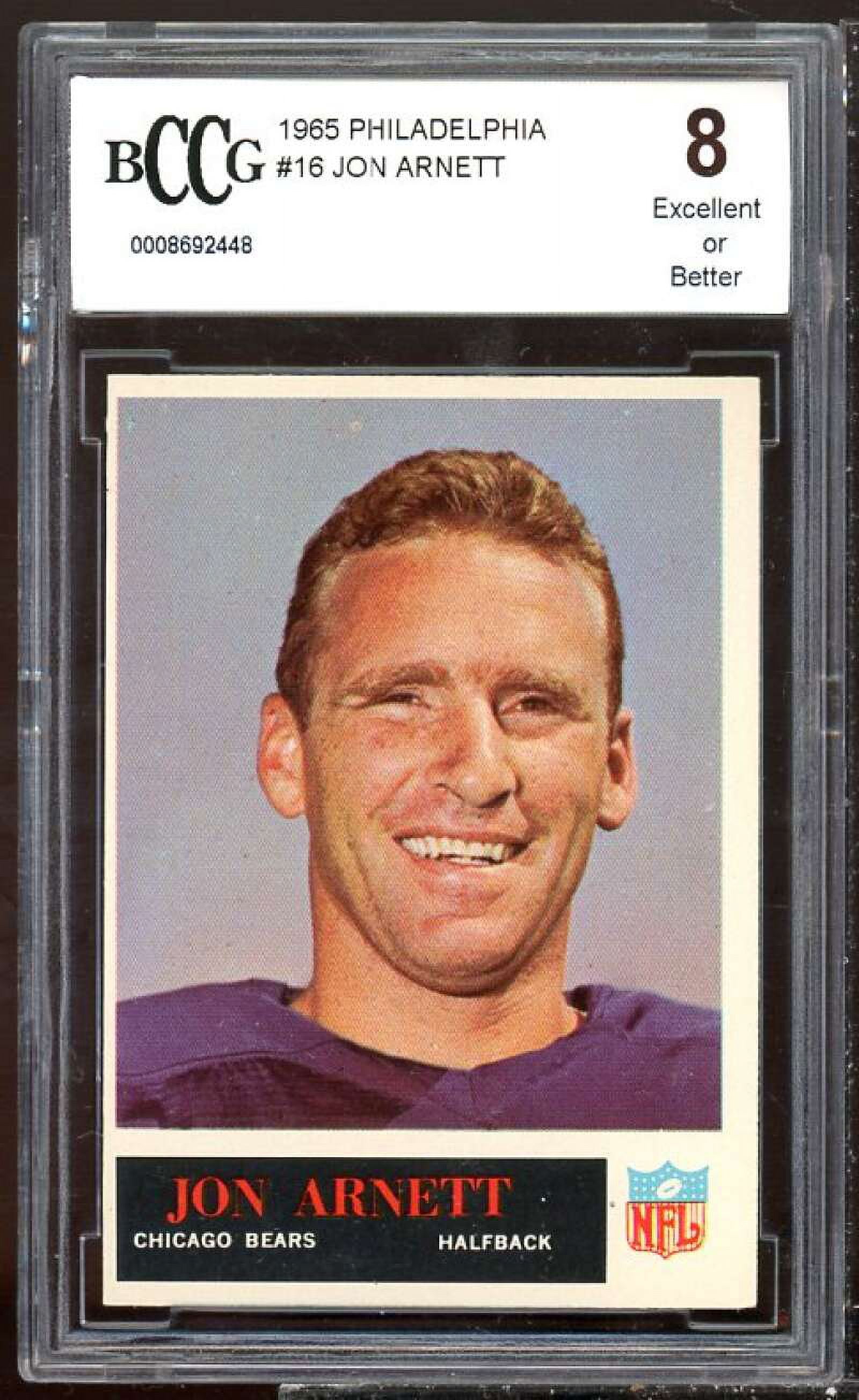 Jon Arnett Card 1965 Philadelphia #16 BGS BCCG 8 - Walmart.com