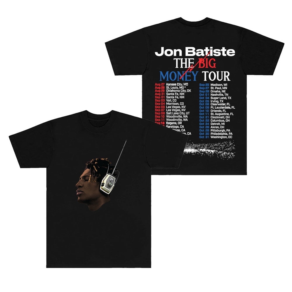 Jon Batiste Big Money Tour Merch T-Shirts Cosplay Women Men Crewneck ...