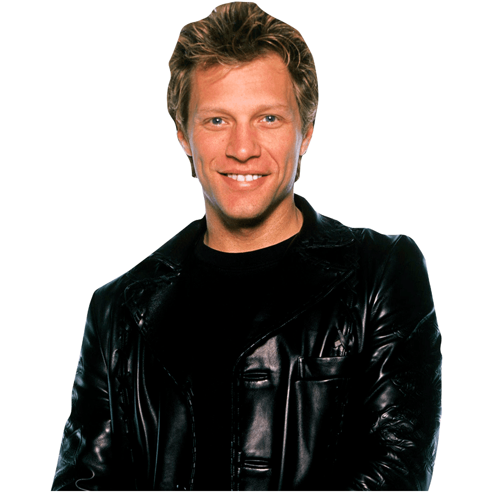 Jon Bon Jovi (Guitar) Half Body Buddy Cutout - Walmart.com