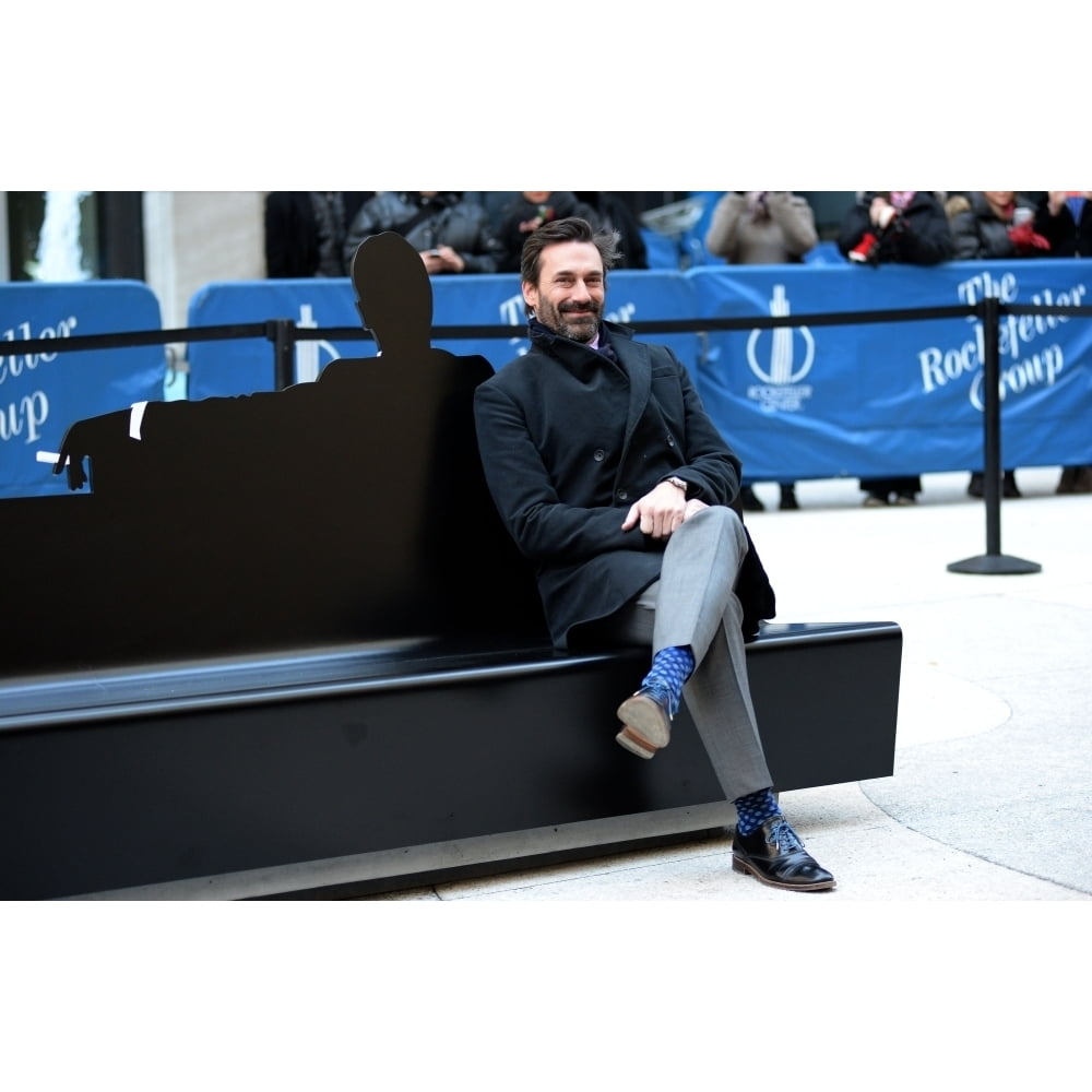 Jon Hamm At A Public Appearance For Amc Unveils Special Commemorative ...