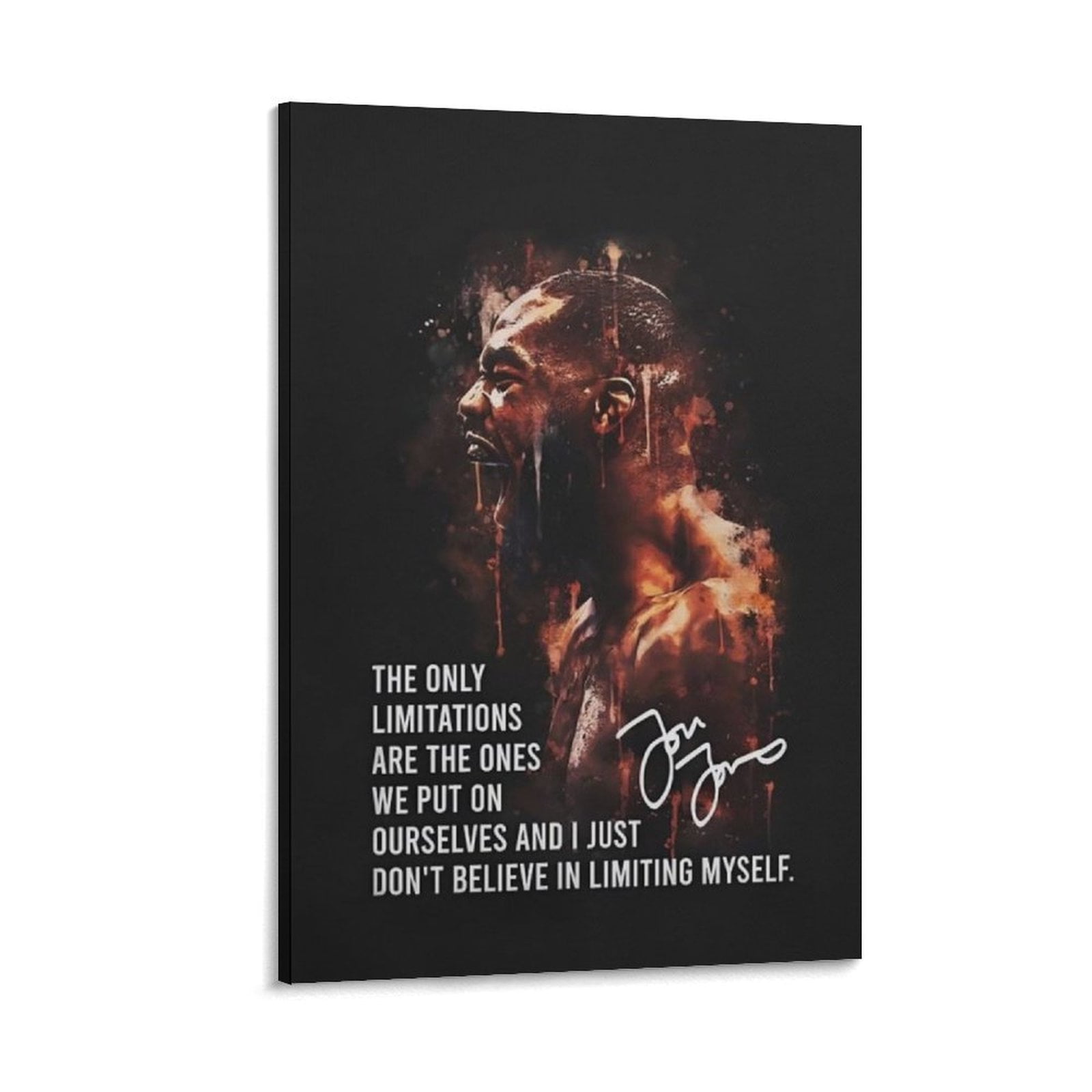 Jon Jones Canvas Poster Bedroom Decor Office Room Decor. (2) Canvas ...