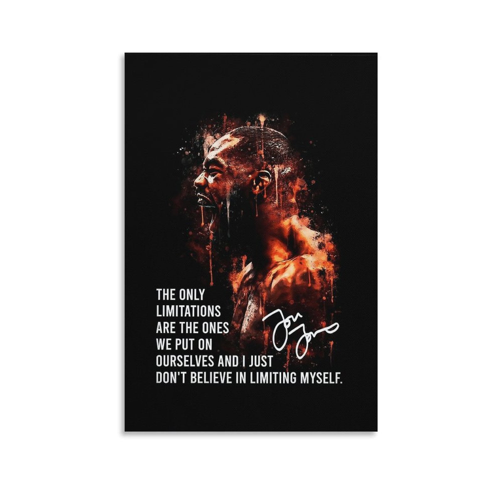 Jon Jones MMA Posters Fighter Legends Posters Sports Posters Gifts ...