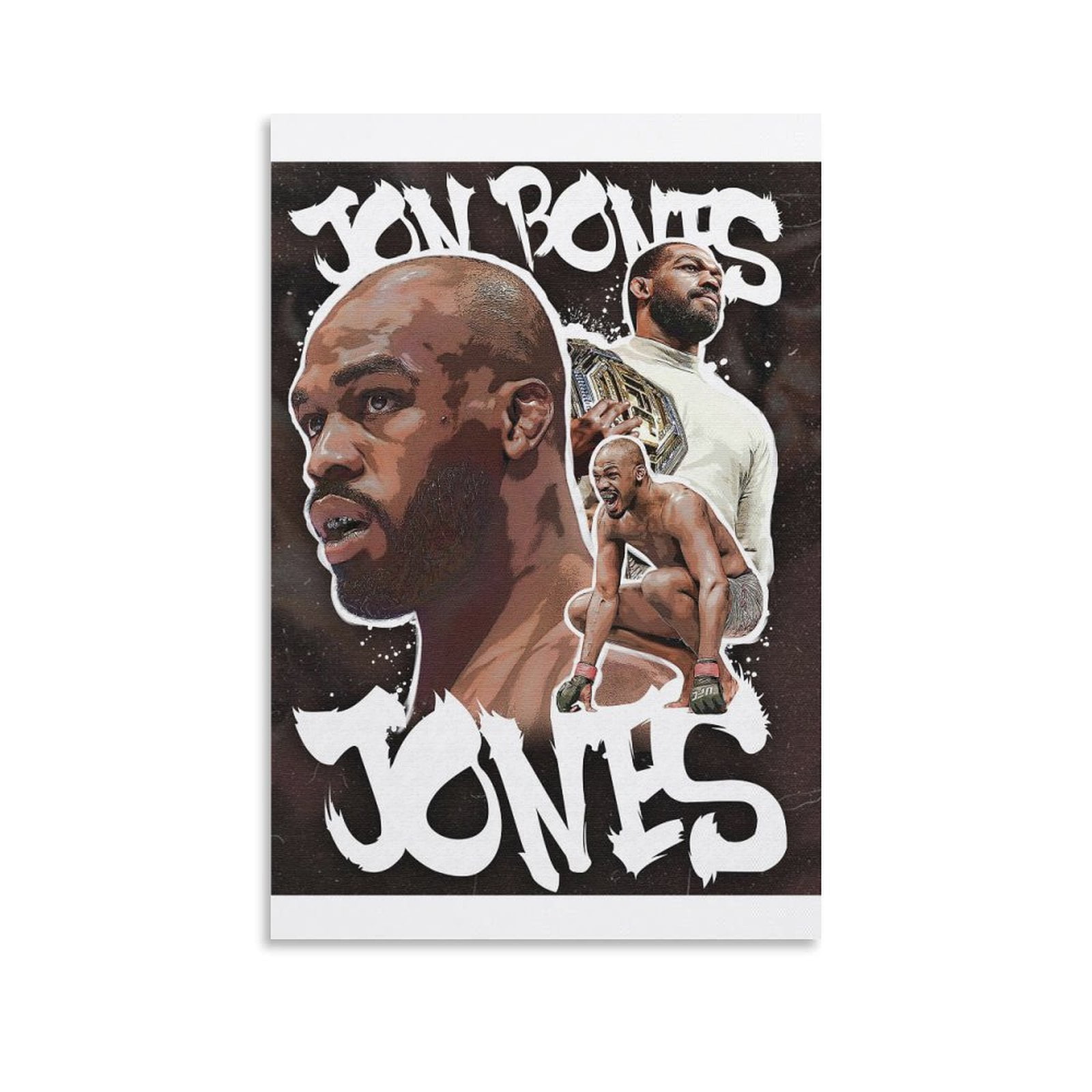 Jon Jones Poster 'Bones'Mixed Martial Arts Sports Posters (69) Picture ...