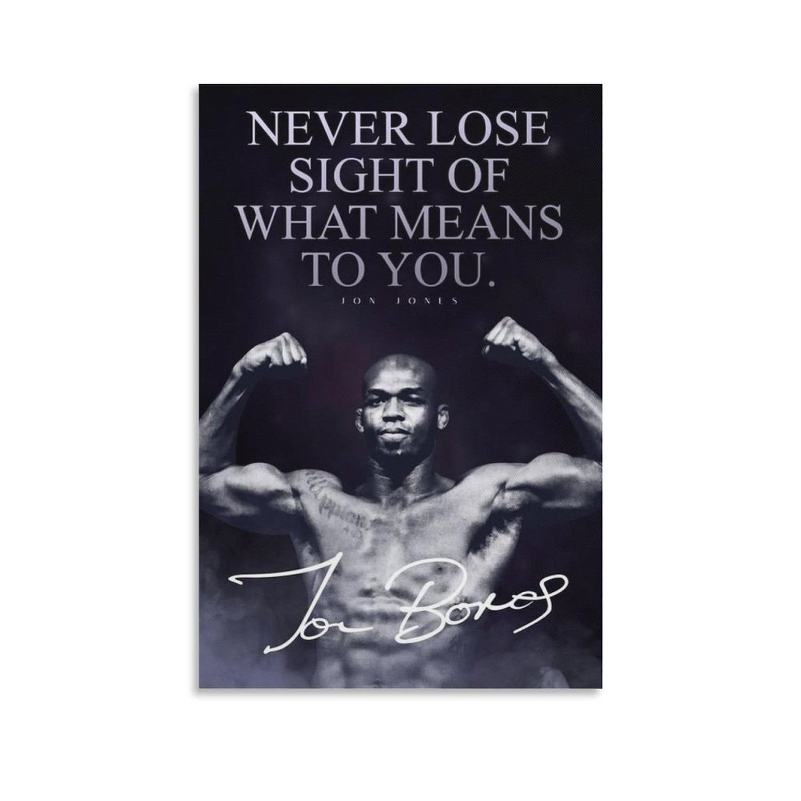 Jon Jones Poster Canvas Poster Posters Wall Art Painting Canvas Gift ...