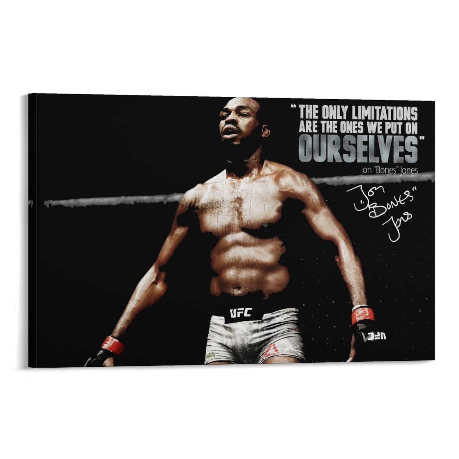 Jon Jones Poster Decorative Painting Canvas Wall Art Living Room ...
