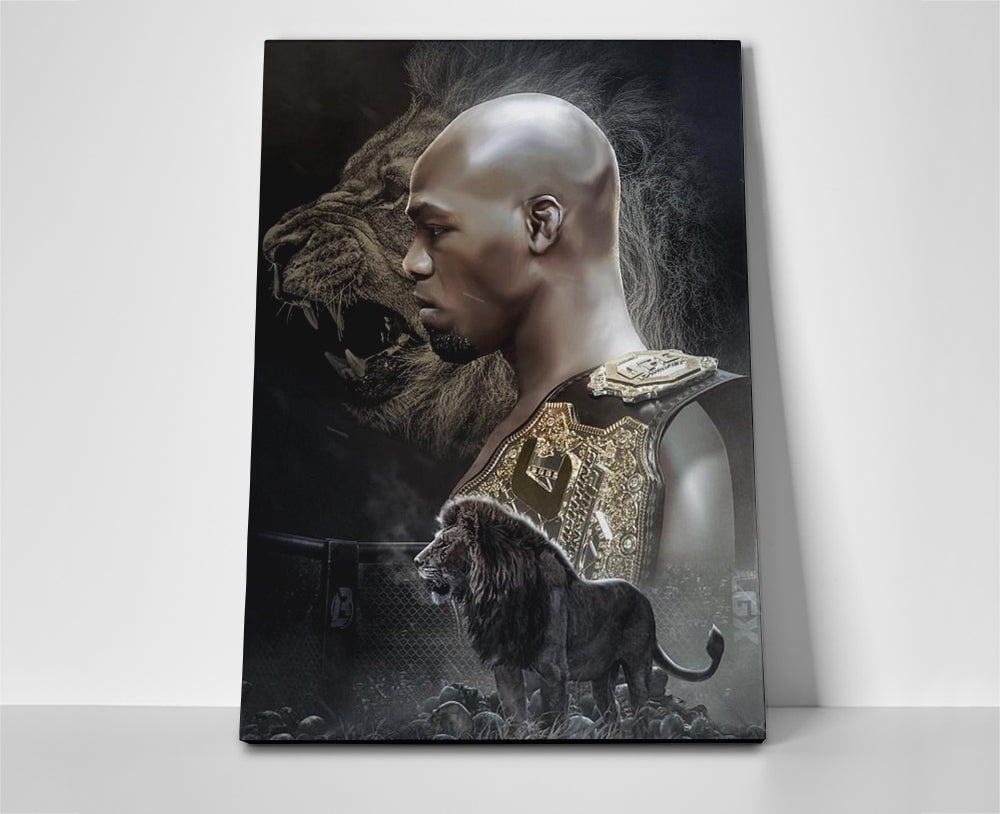 Jon Jones Poster or Wrapped Canvas - Walmart.com
