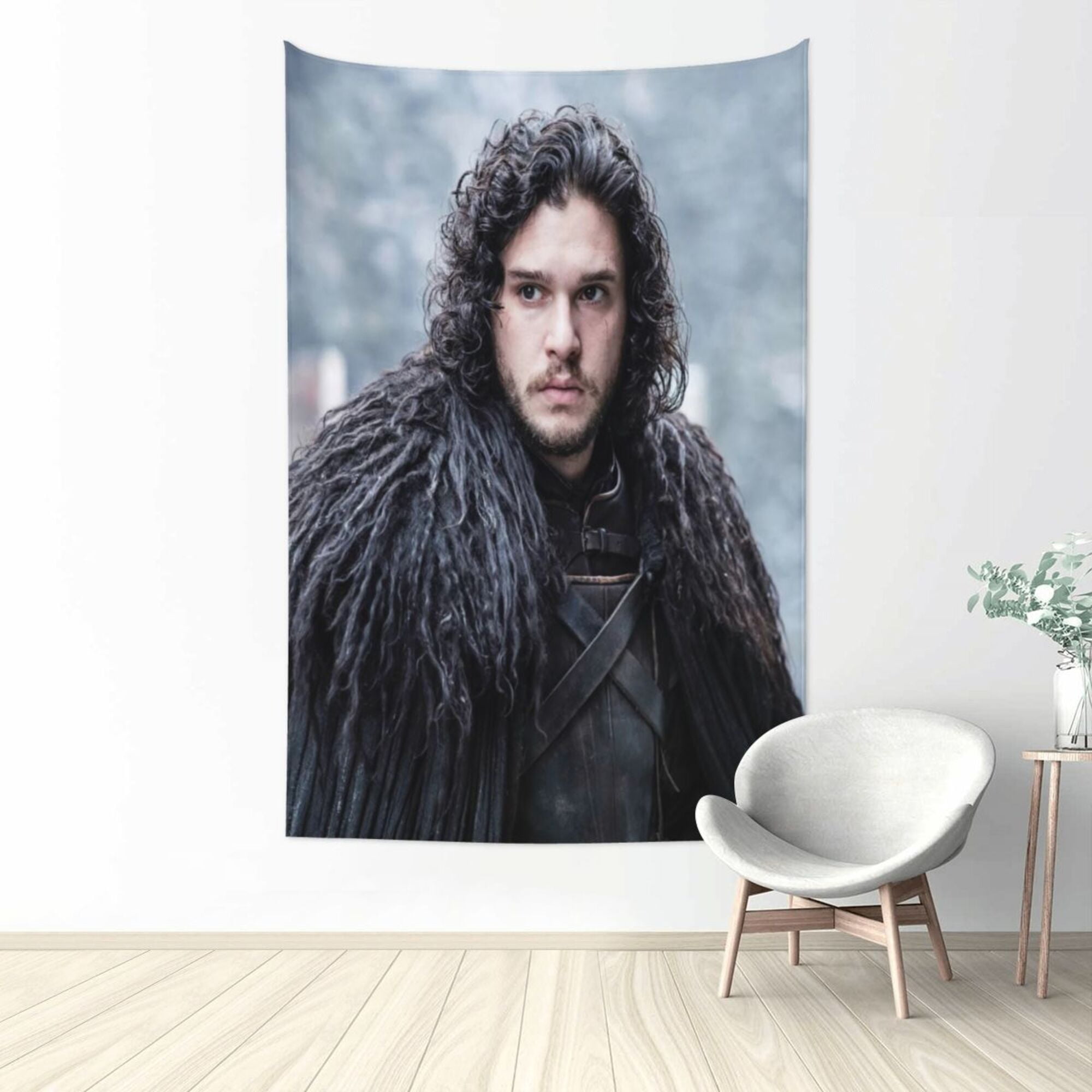 Jon Snow Tapestry Large Banner Wall Hanging Tapestries Aesthetic Poster ...