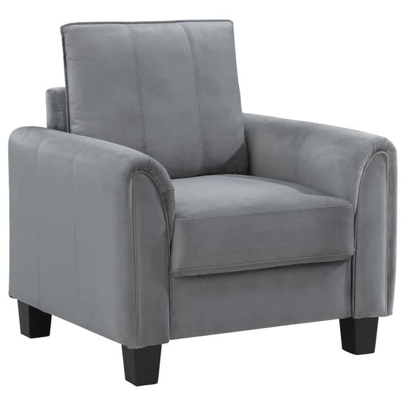Jonah Upholstered Track Arm Accent Club Chair Ivory - Walmart.com